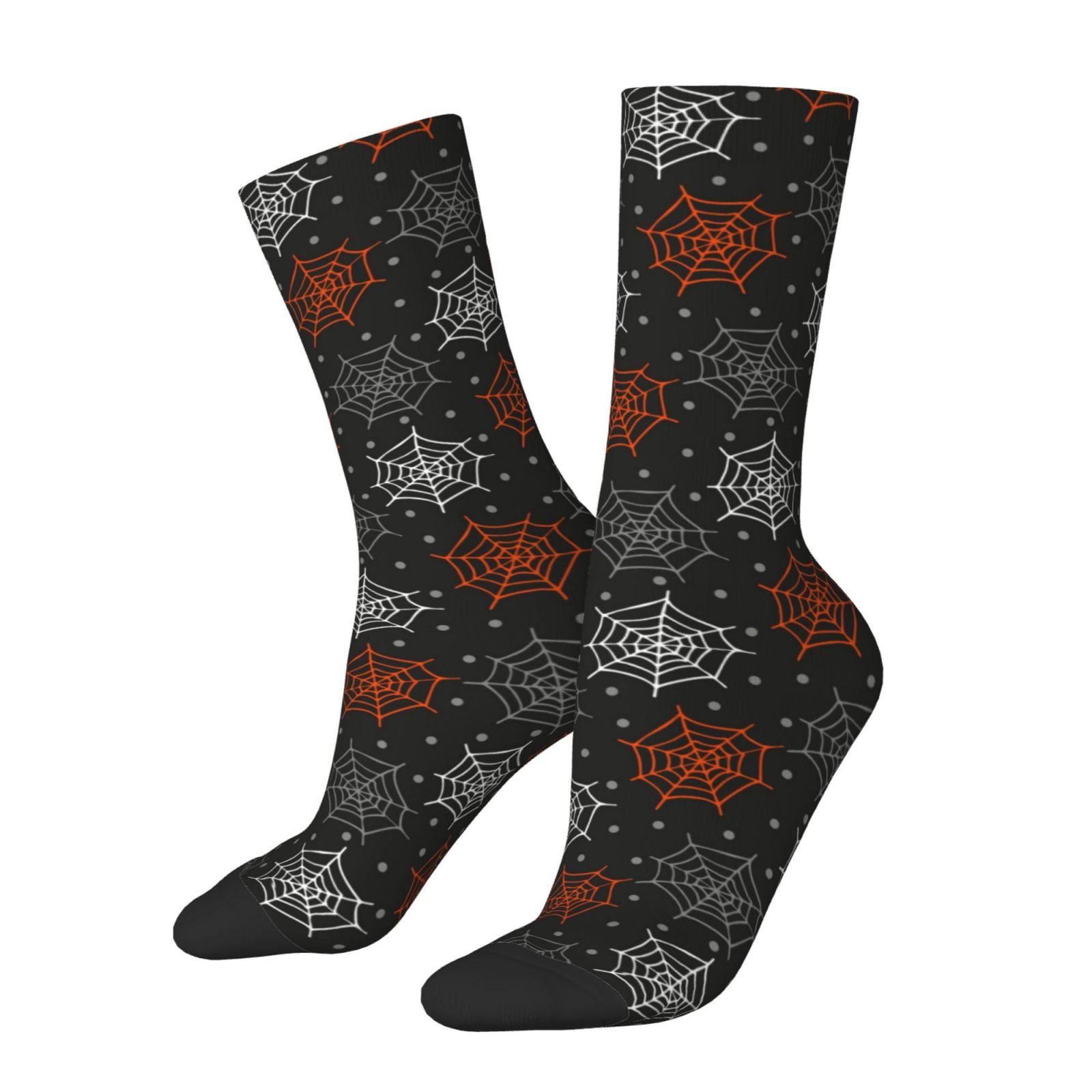 Rocae Spider Web for Adult Socks Casual Athletic Stretchy Loose Socks ...