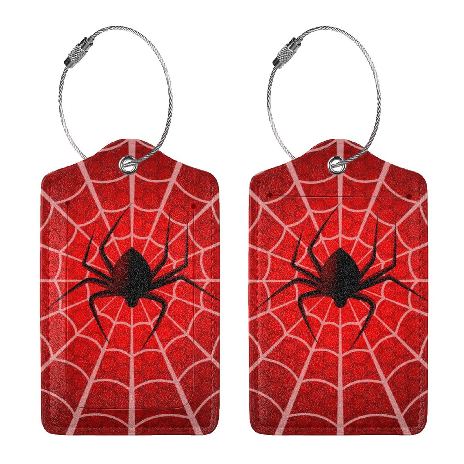 Rocae Spider Web1 for Leather Luggage Baggage Tags ID Label Privacy ...