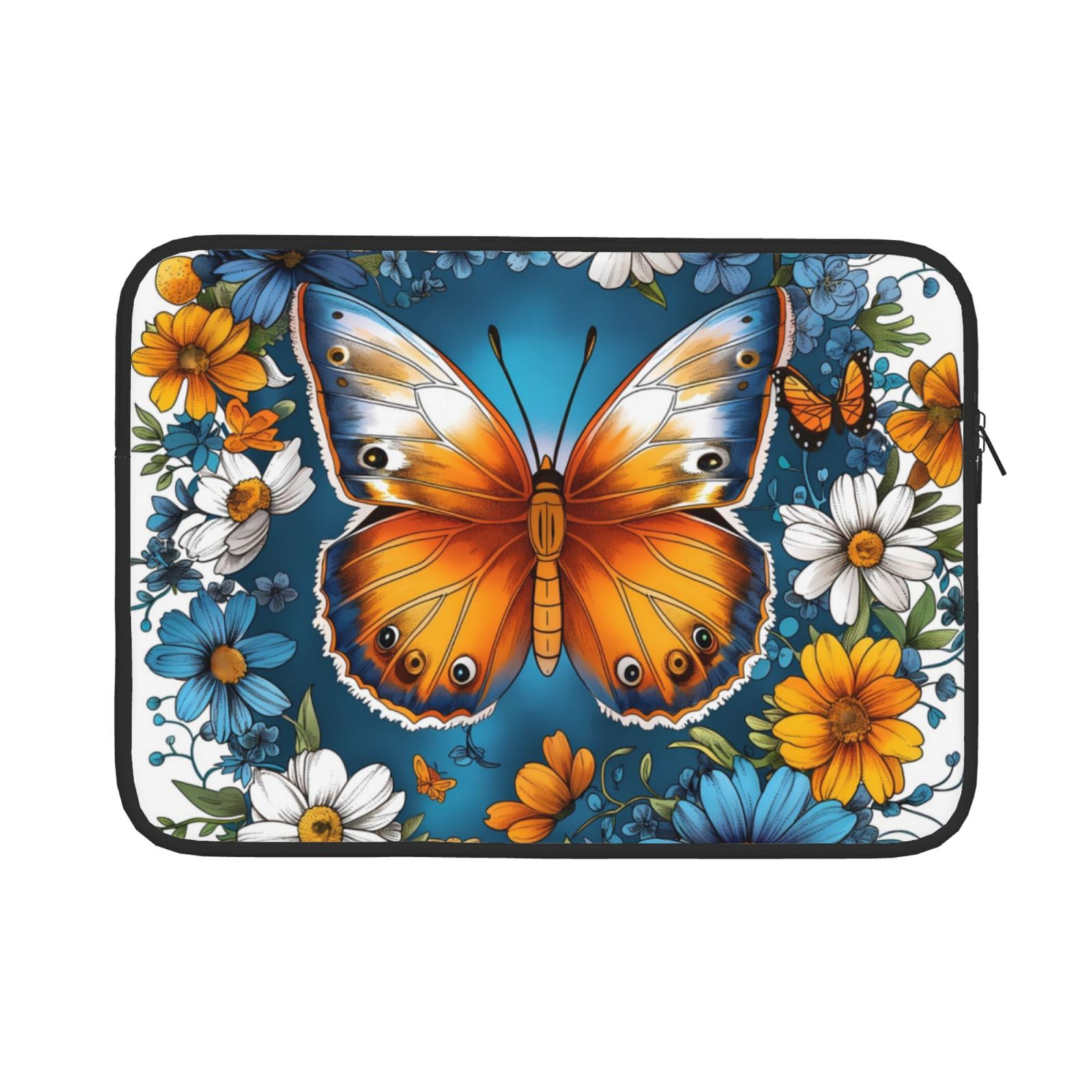 Rocae Spring Butterfly Flowers for Classic Slim Ergonomic Briefcase and ...