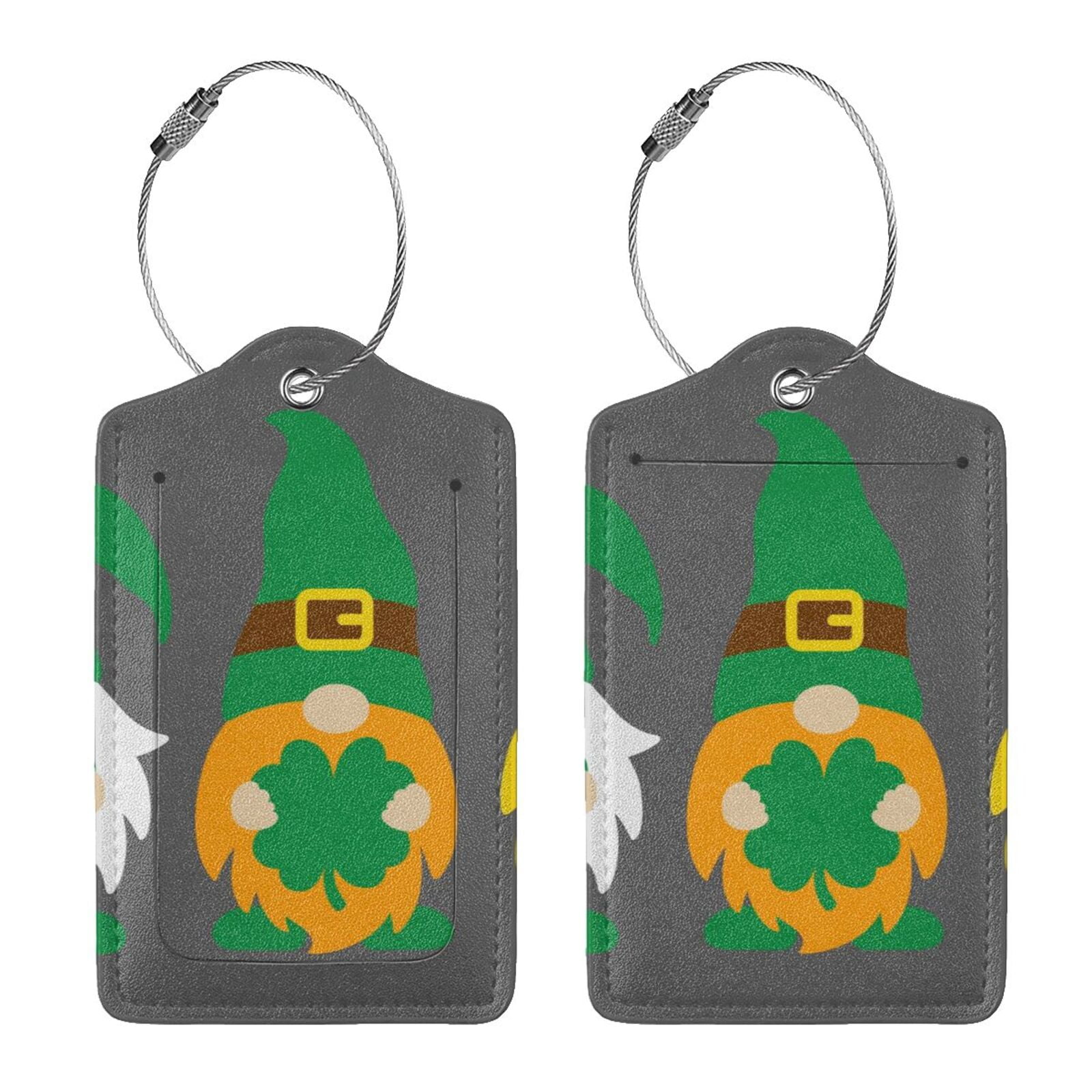 Rocae Spring St Patrick’S Day Irish Gnomes for Leather Luggage Baggage ...
