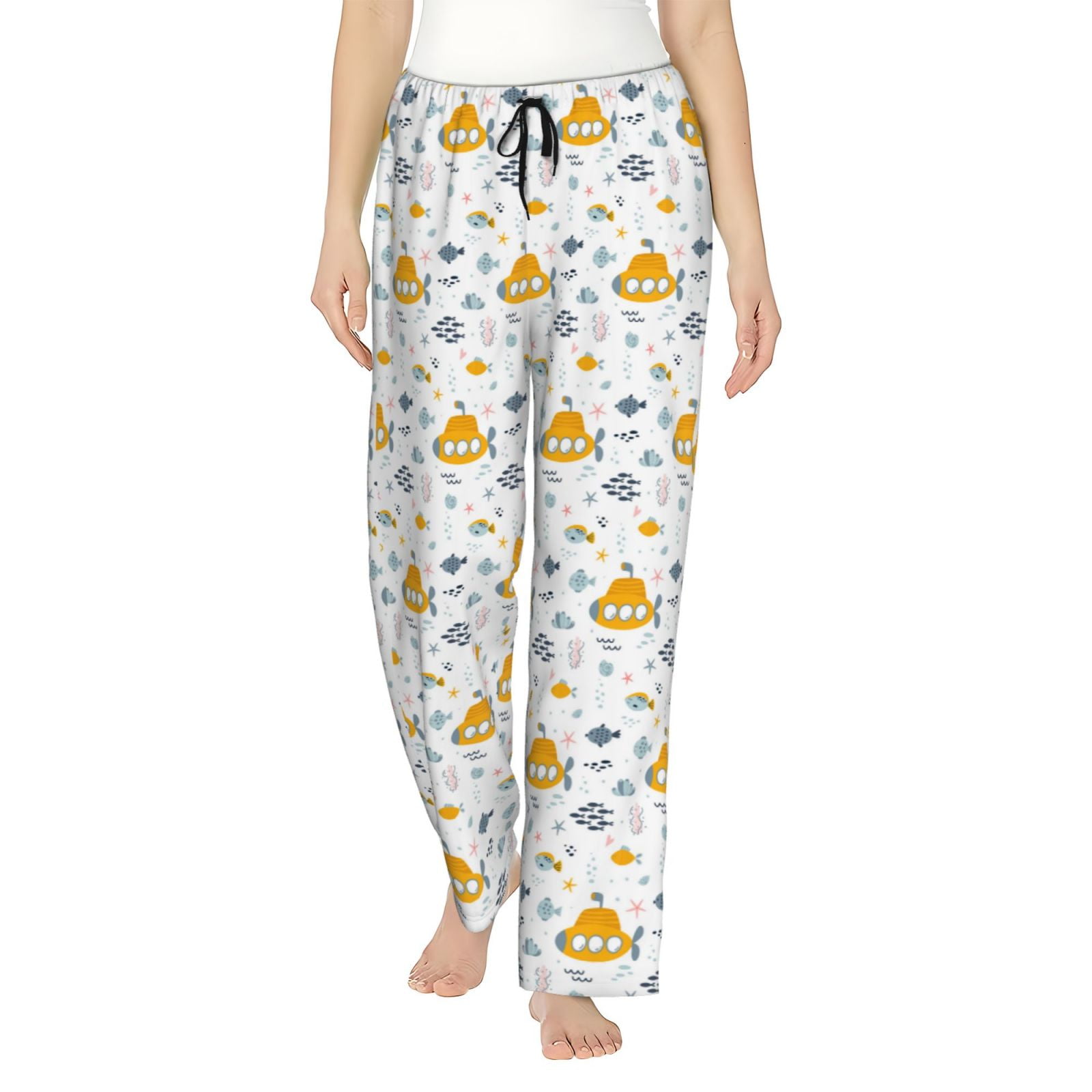 Rocae Submarine Ship for Women's Pajama Pants Pj Pants Lounge Pants ...