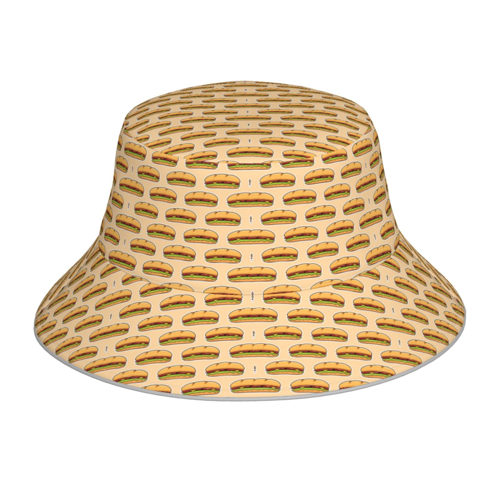 Rocae Submarine Sub Sandwich for reflective Bucket Hat for Men Women ...