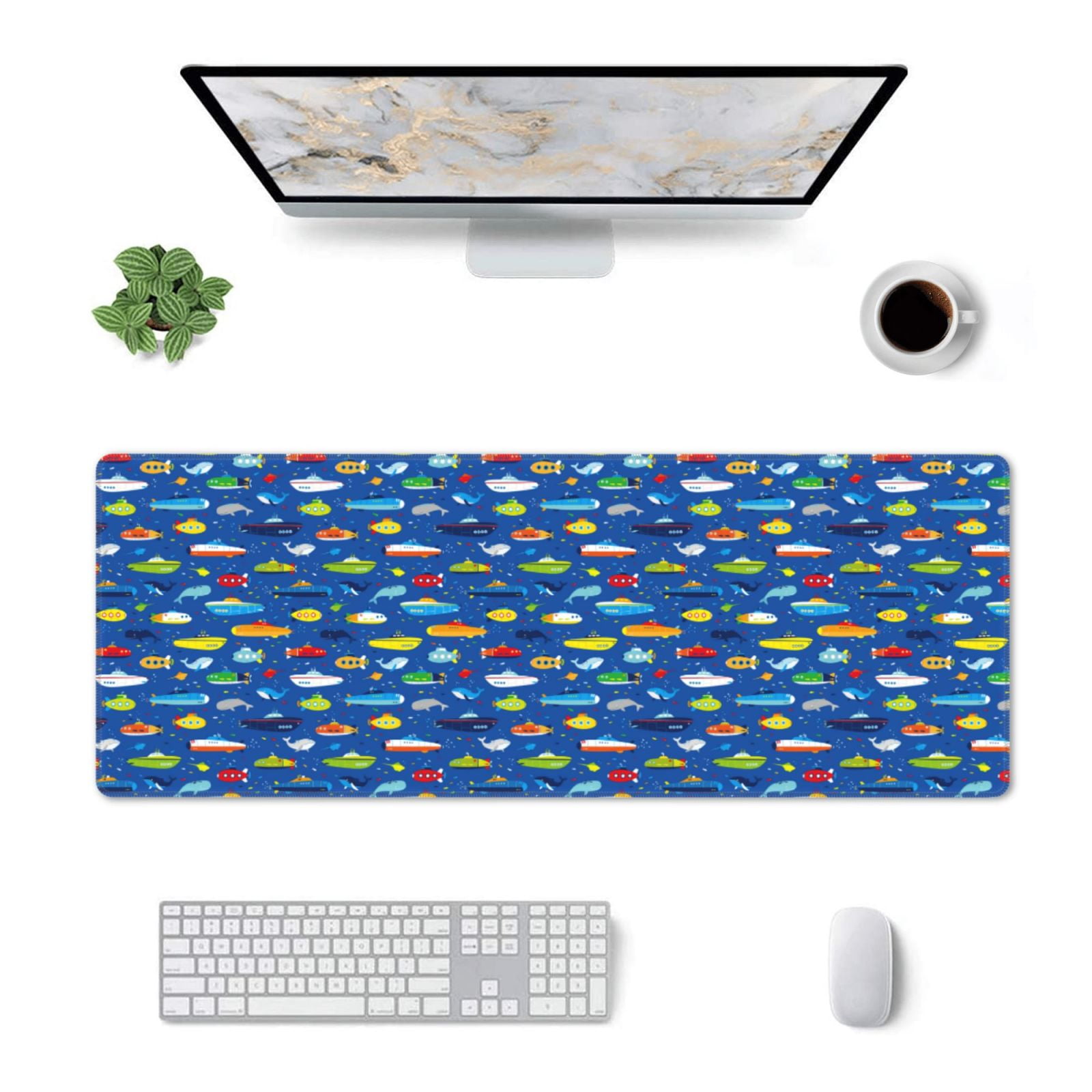 Rocae Submarines And Whales for Gaming Mouse Pad, Mouse Pad Large ...