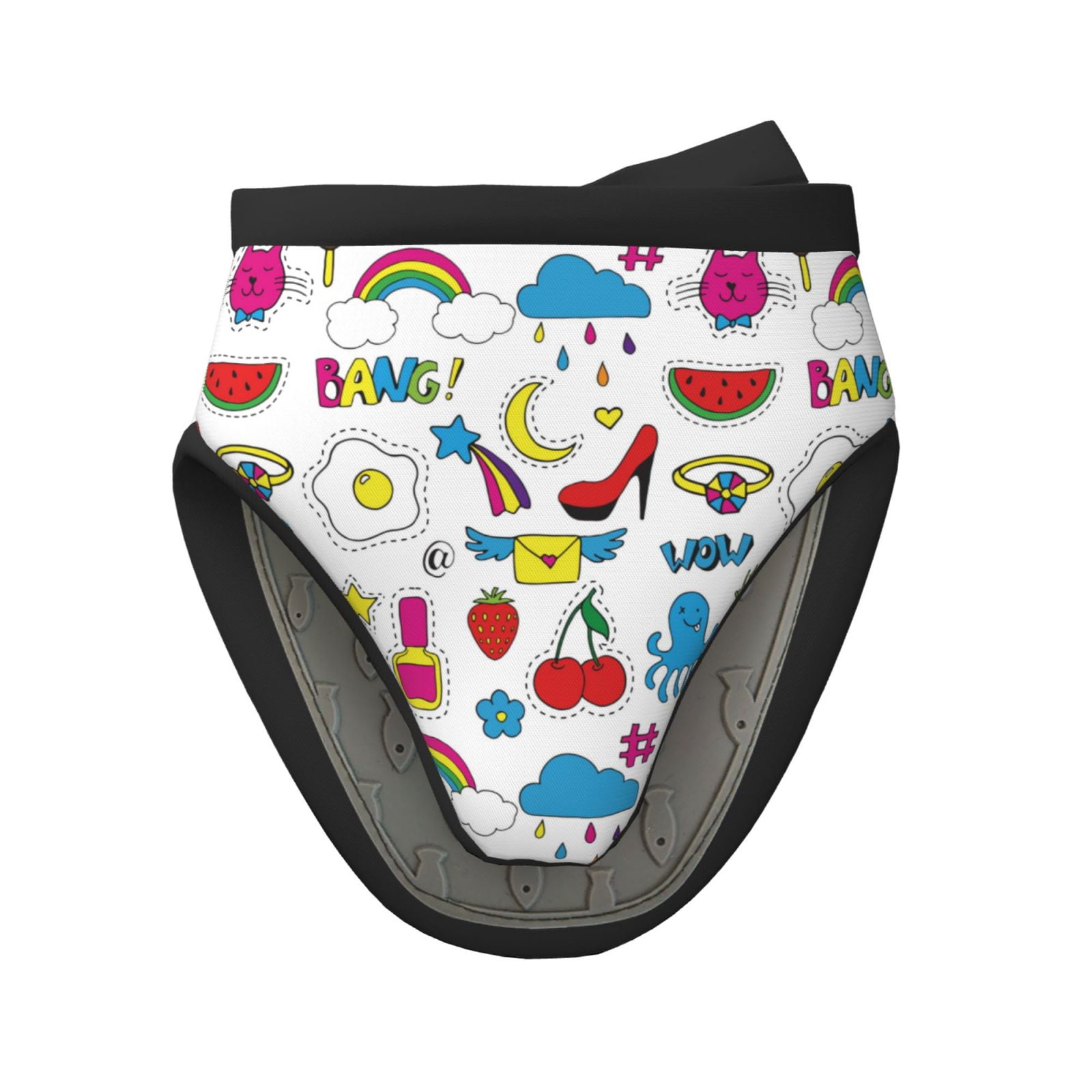 Rocae Summer for Mini Oven Mitts Rubber Oven Glove, Kitchen Mittens ...