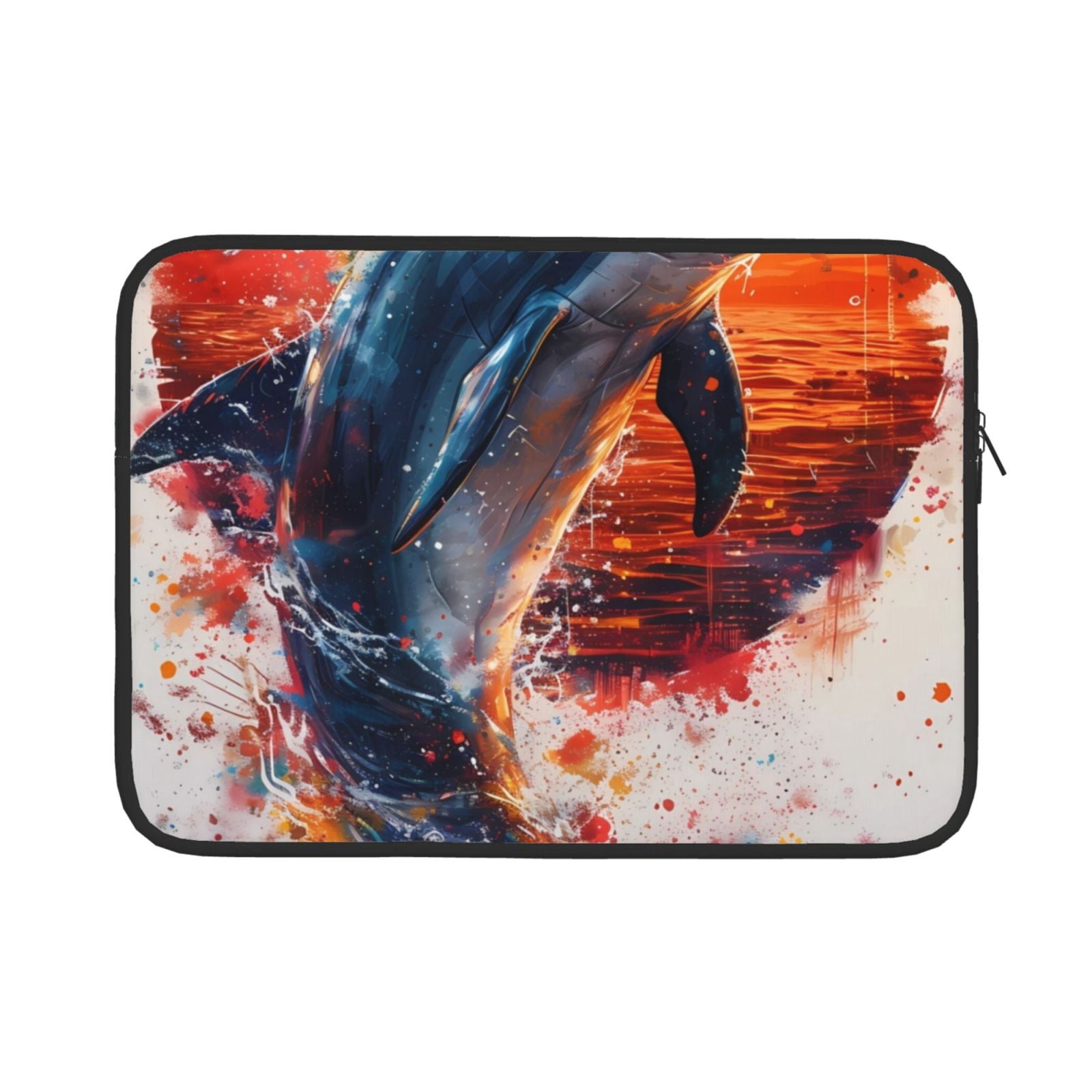 Rocae Sunset Ocean Watercolor Dolphin for Classic Slim Ergonomic ...