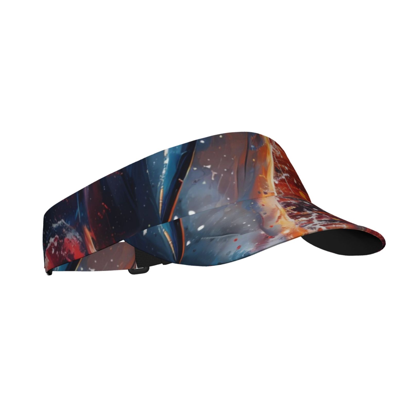 Rocae Sunset Ocean Watercolor Dolphin for Sport Sun Visor Hats ...