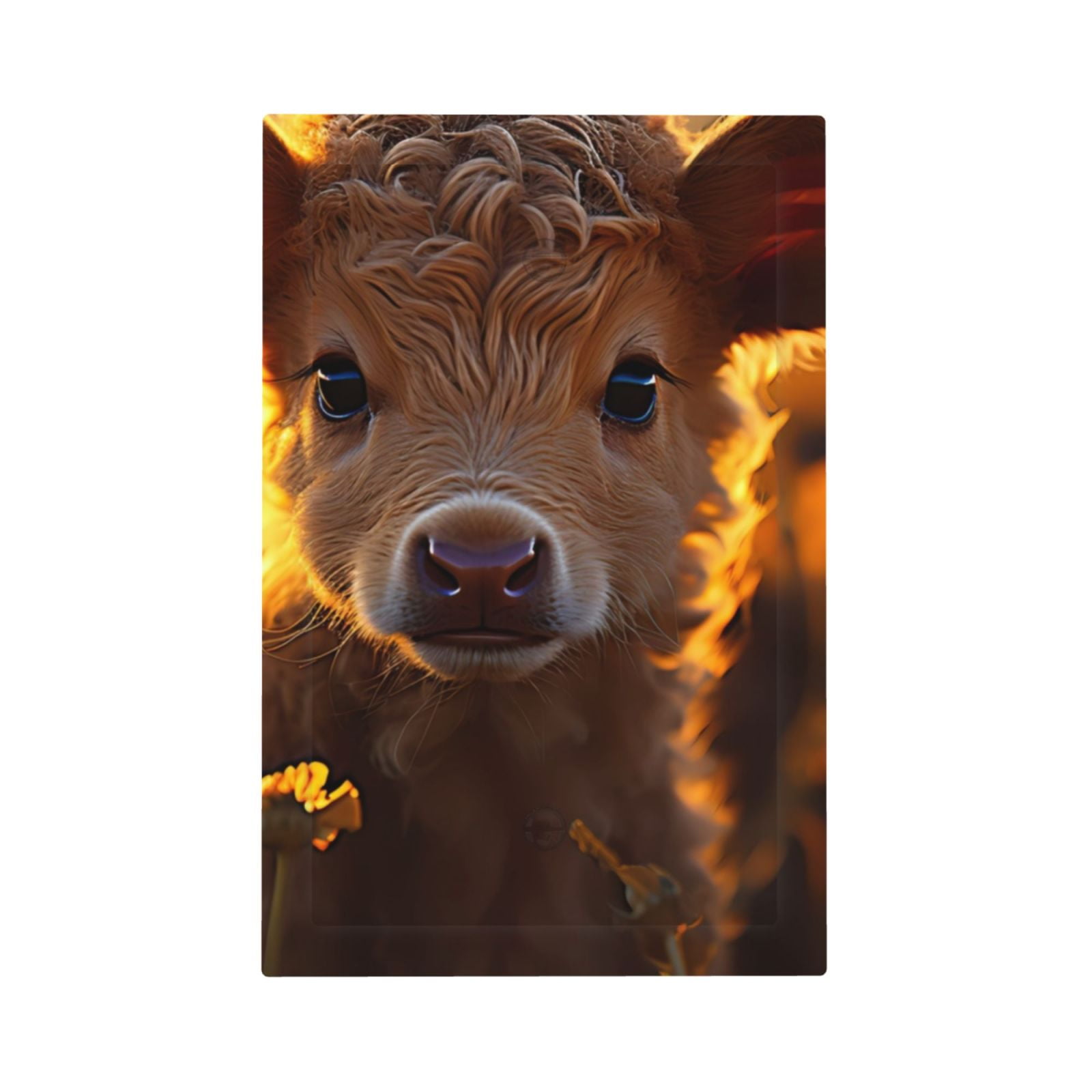 Rocae Sunset Sunflower Cow for Decorator Light Switch or Receptacle ...