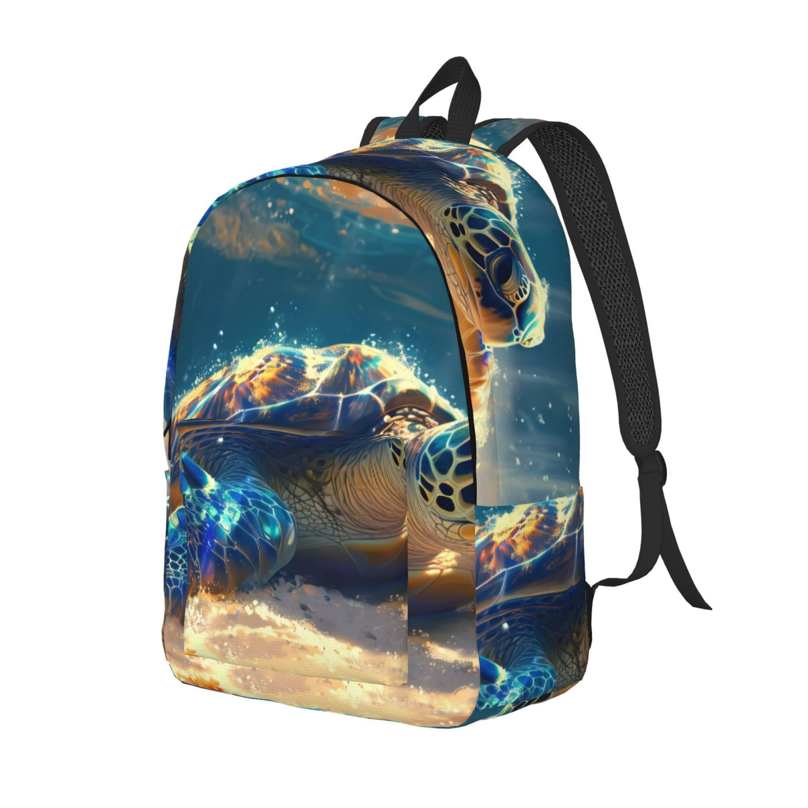 Rocae Sunshine Underwater Sand Turtle for Canvas College Laptop ...