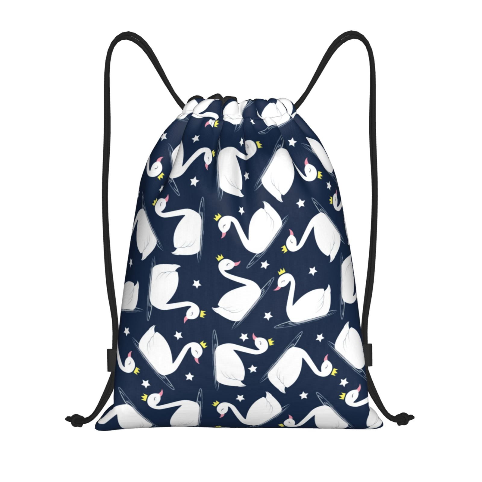 Rocae Swan for Gym Bag Drawstring Bags Gym Backpack for Gym, Travel ...