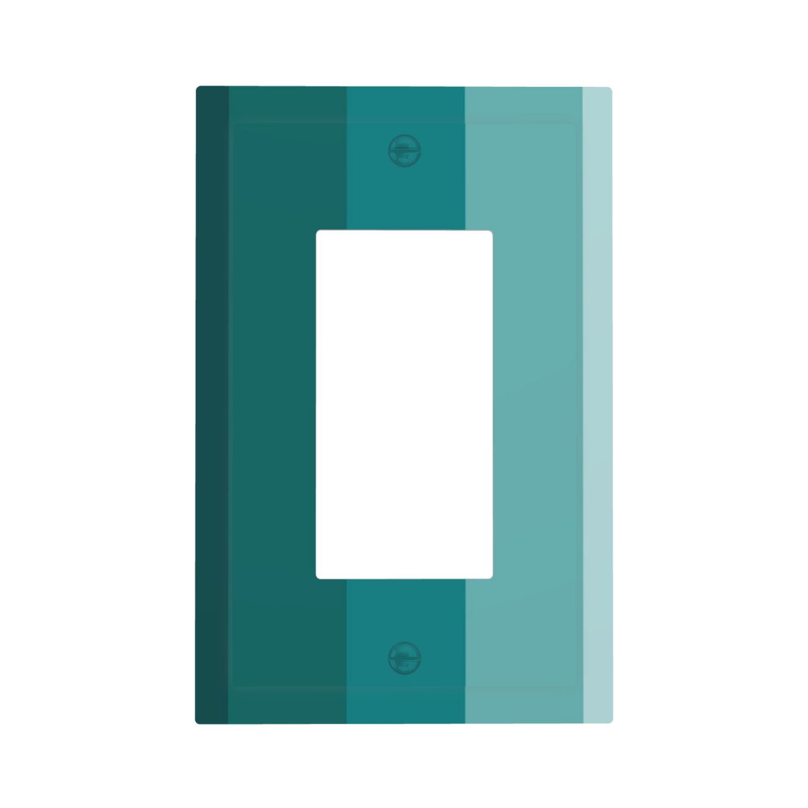 Rocae Teal Color for Decorator Light Switch or Receptacle Outlet Wall ...