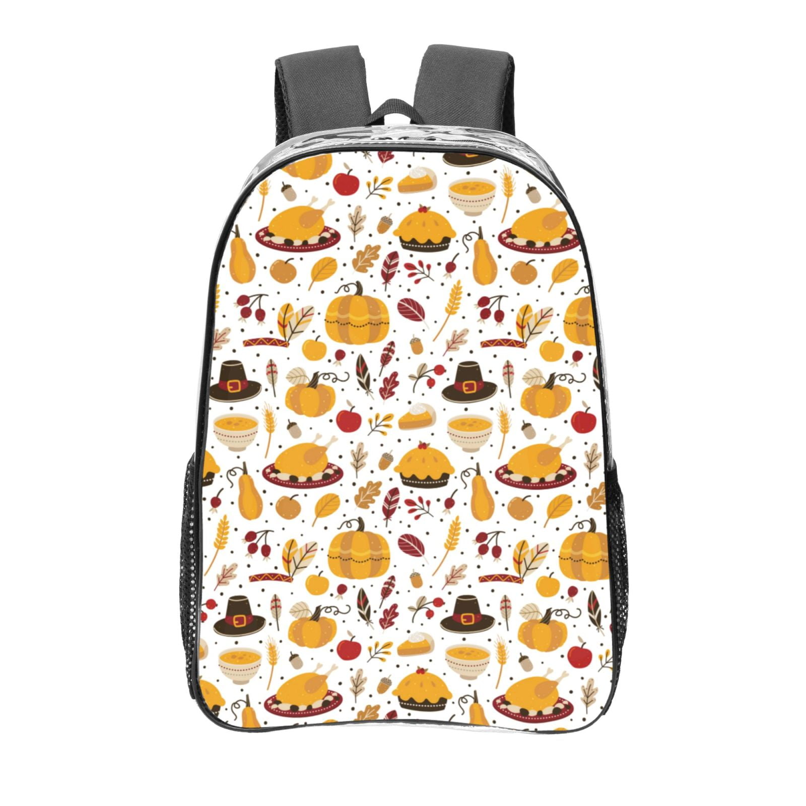 Rocae Thanksgiving for 16inch Clear Backpack Transparent School ...