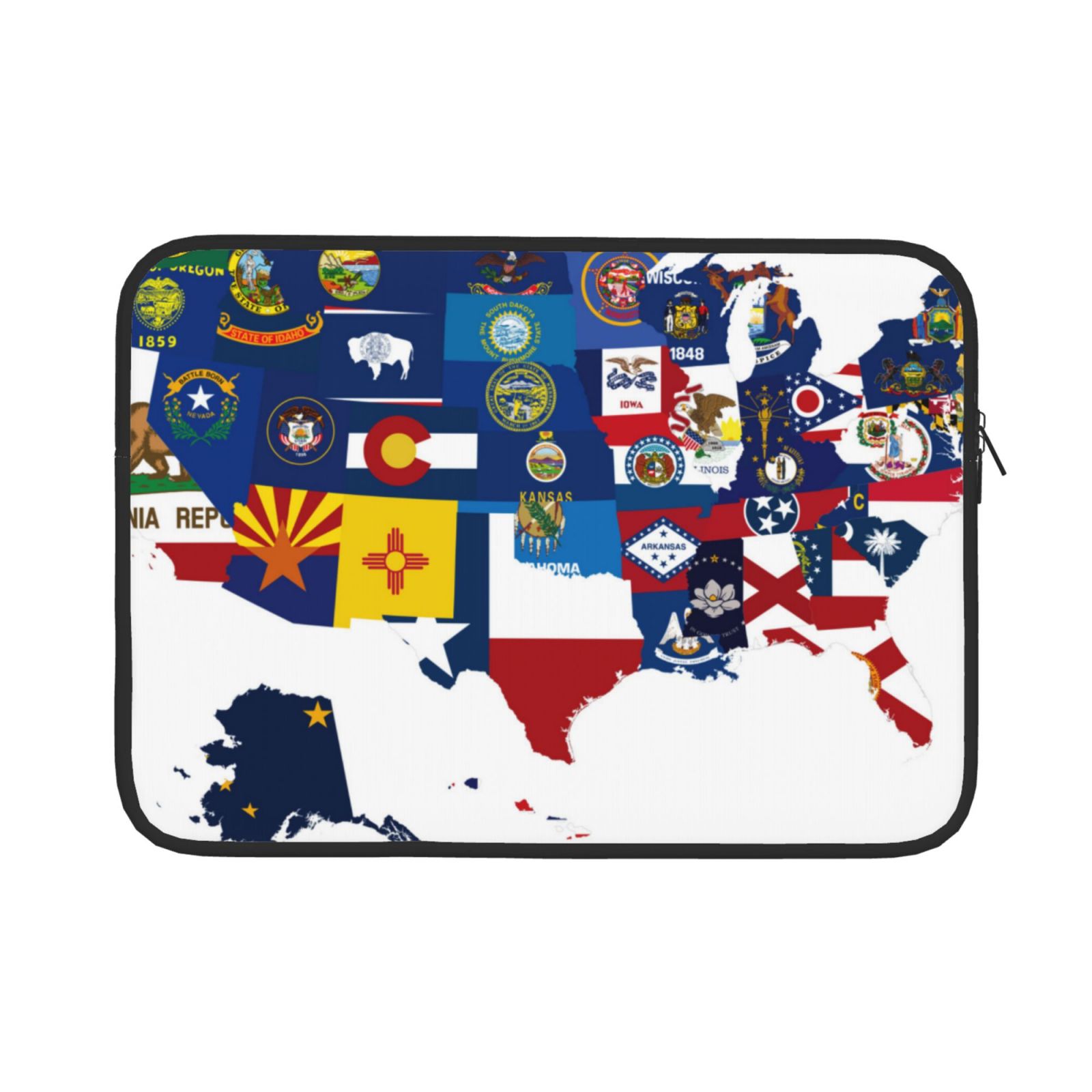 Rocae The Map Of United States for Classic Slim Ergonomic Briefcase and ...