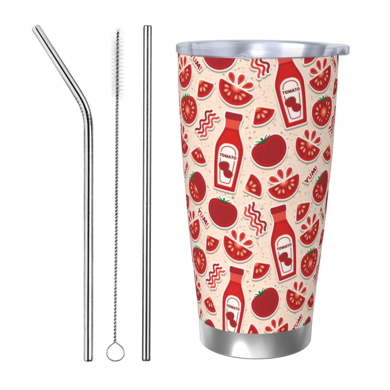 Rocae Tomatoes for 20 Ounces Stainless Steel Insulted Tumbler Car Cup ...