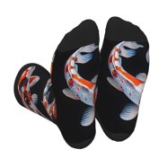 Deep Sea Angler Fish Crew Socks With Art From Umijoo - Walmart.com
