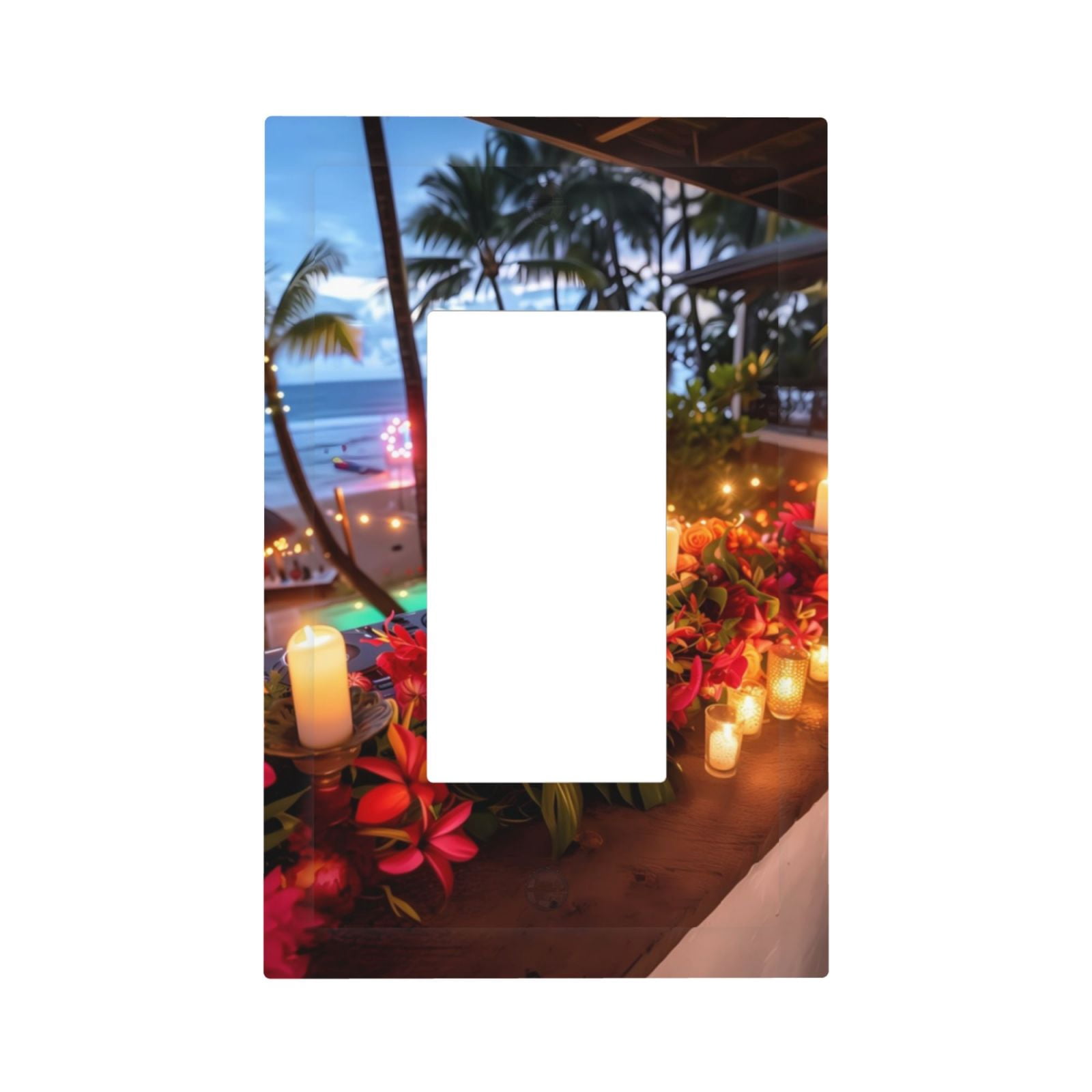 Rocae Tropical Beach Candlelight for Decorator Light Switch or ...