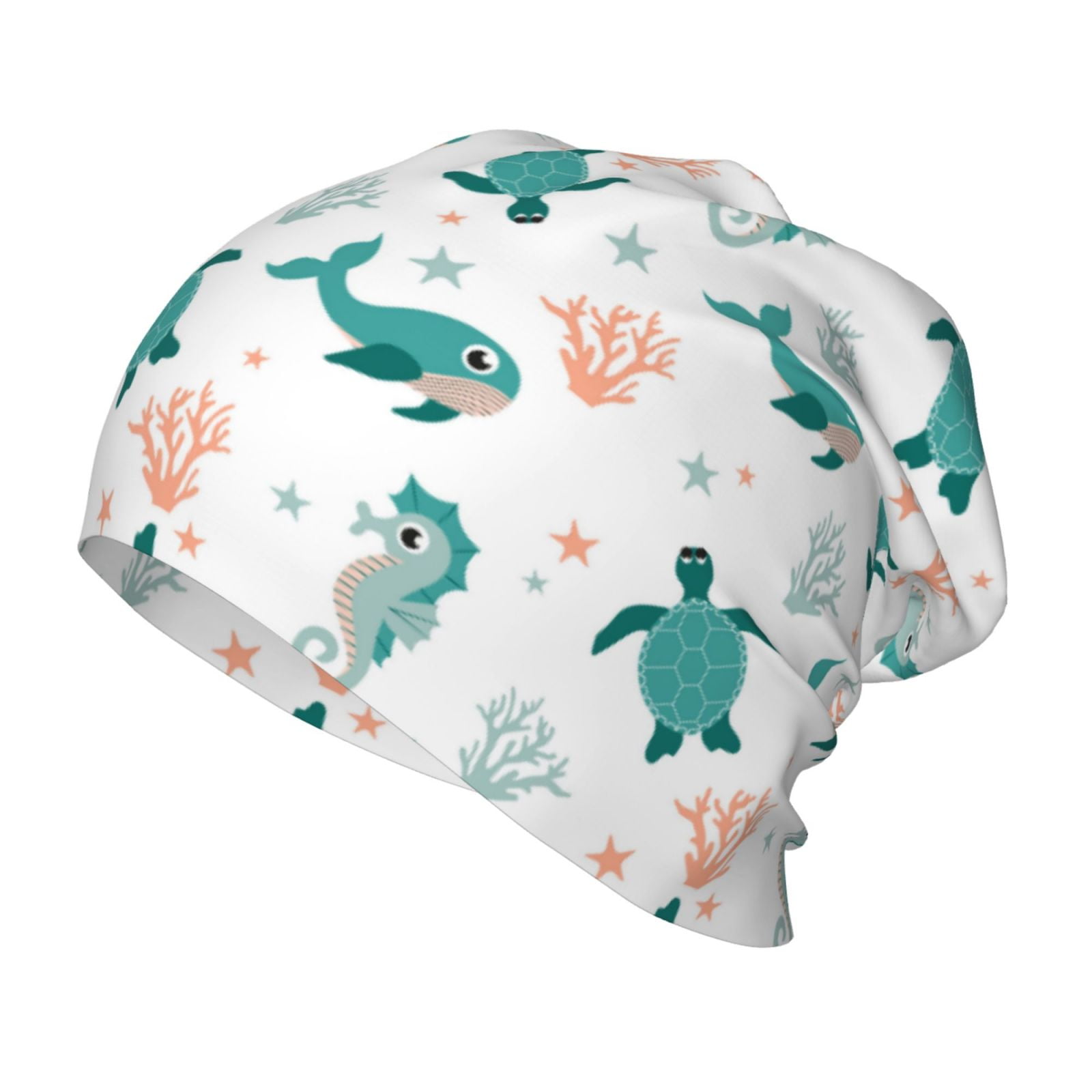 Rocae Turtles And Seahorses for Kids Winter Beanies Weather Hats Boys ...