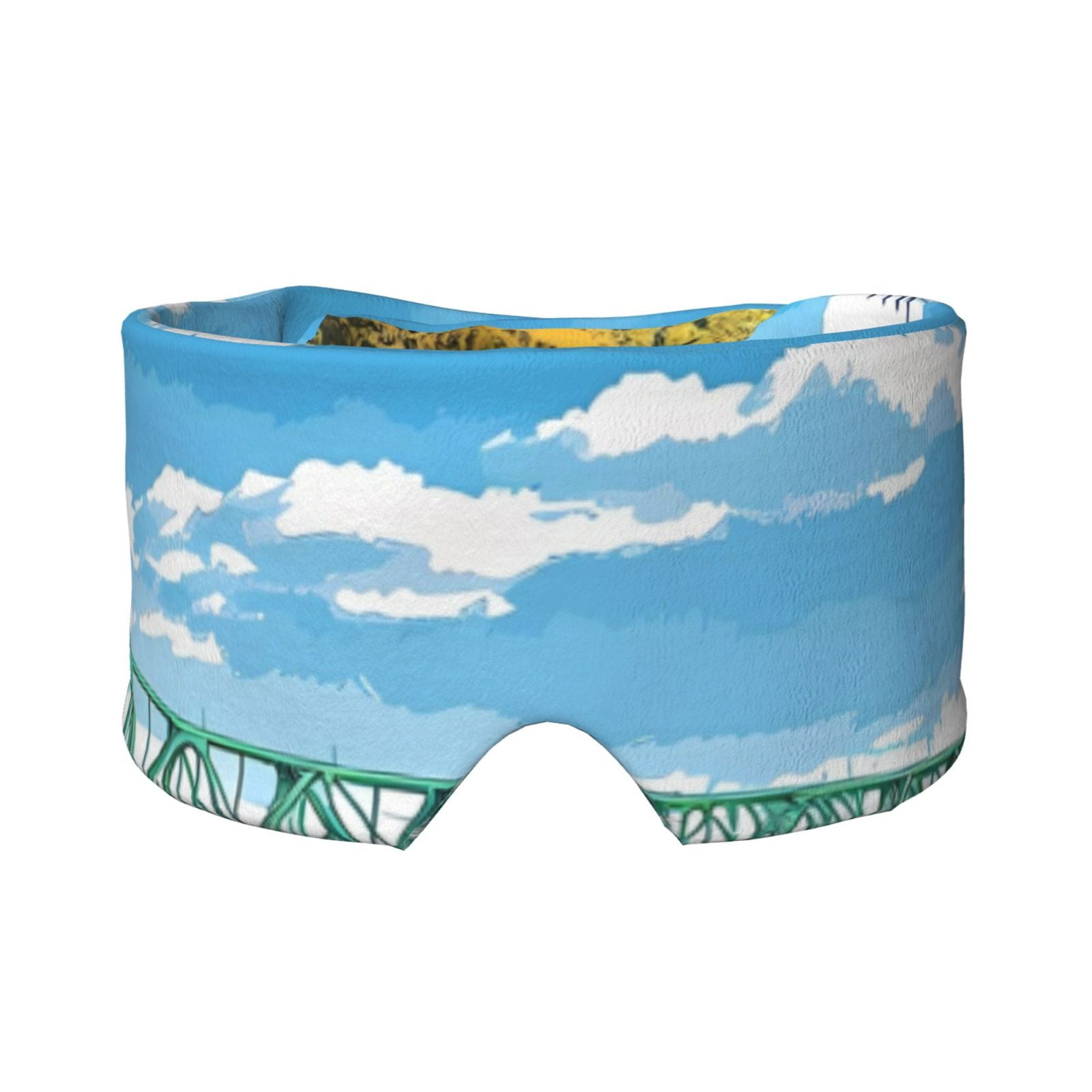 Rocae Urban Riverside Clock Tower for Sleep Mask for Sleeping, Soft and ...