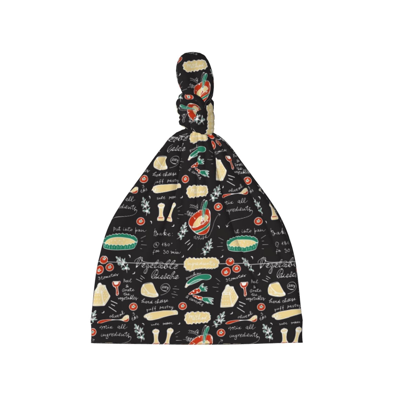 Rocae Vegetable Quiche for Baby Hats 0-6 Months Beanies for Babies ...