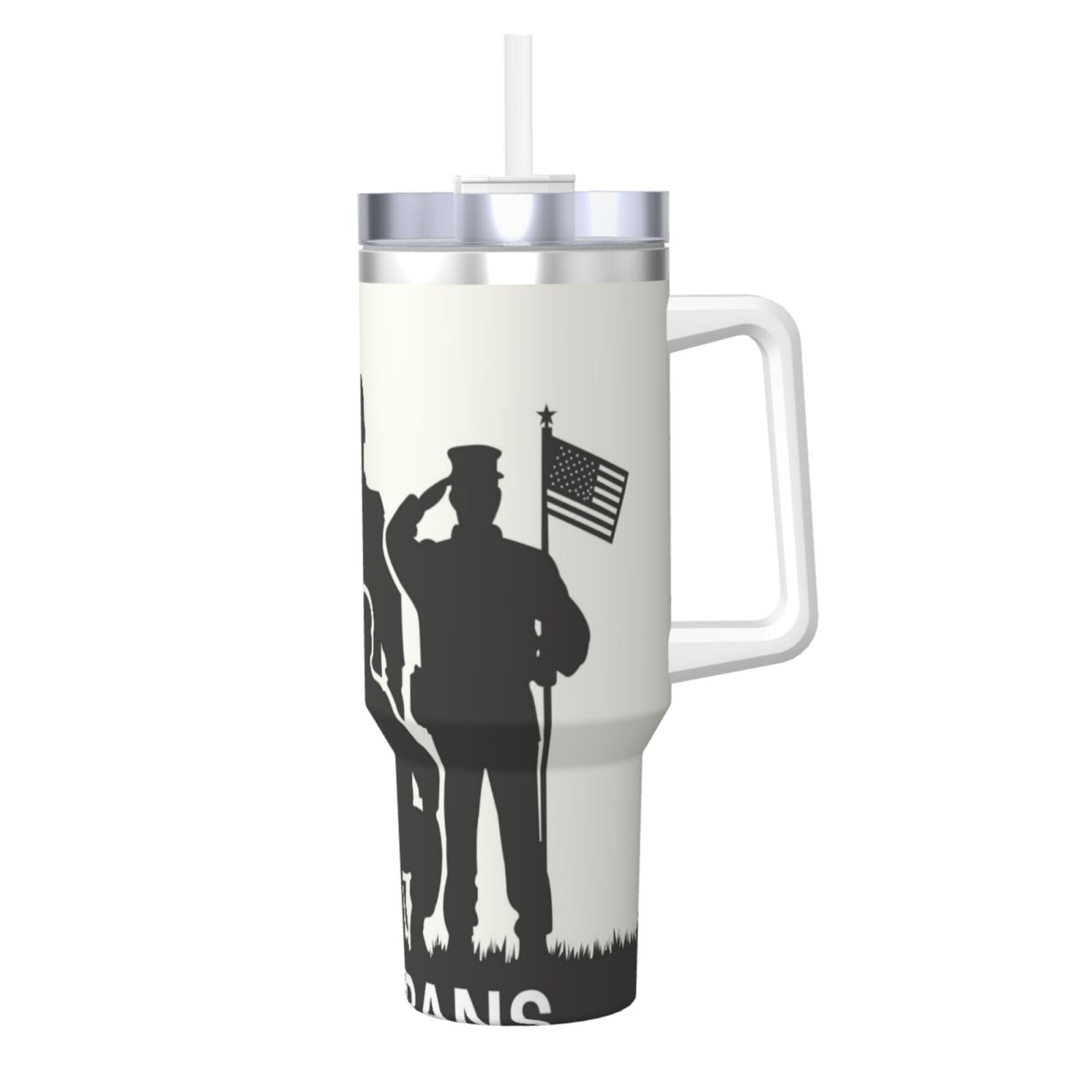 Rocae Veterans Day for 40OZ Ice Bully With Handle Keeps Drinks Hot or ...