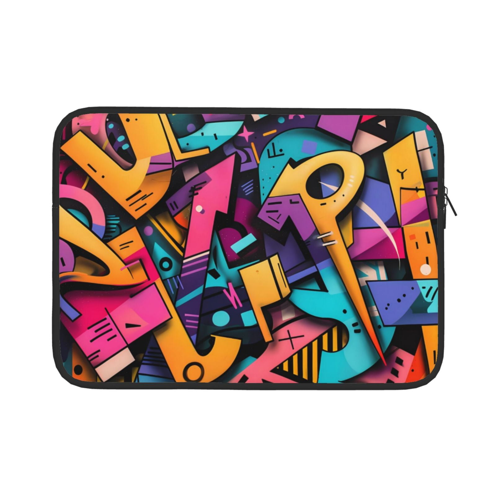 Rocae Vibrant Graffiti Urban Art for Classic Slim Ergonomic Briefcase ...