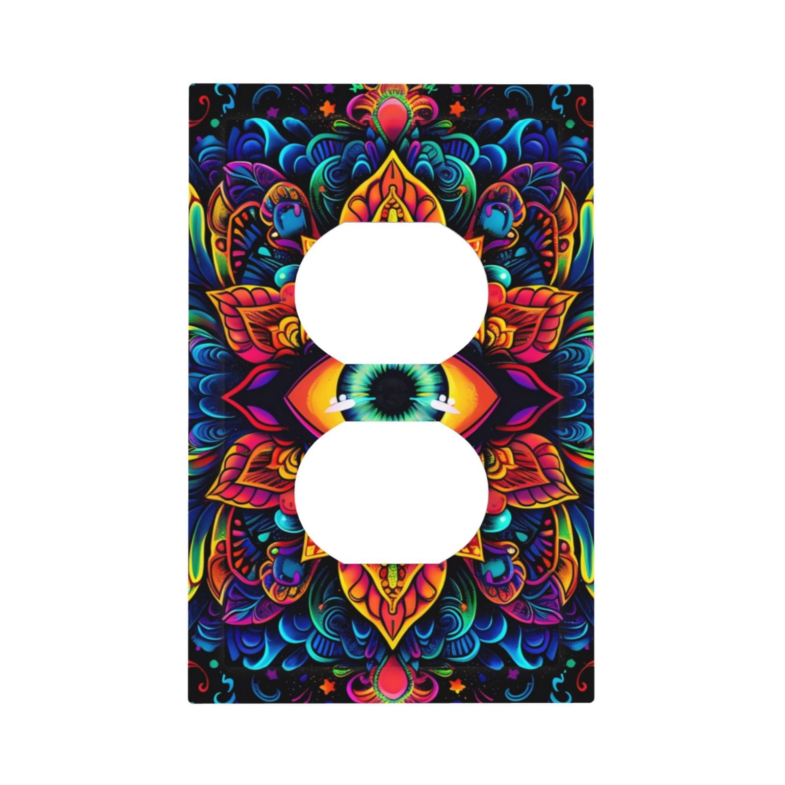 Rocae Vibrant Psychedelic Eye for Decorator Light Switch or Receptacle ...