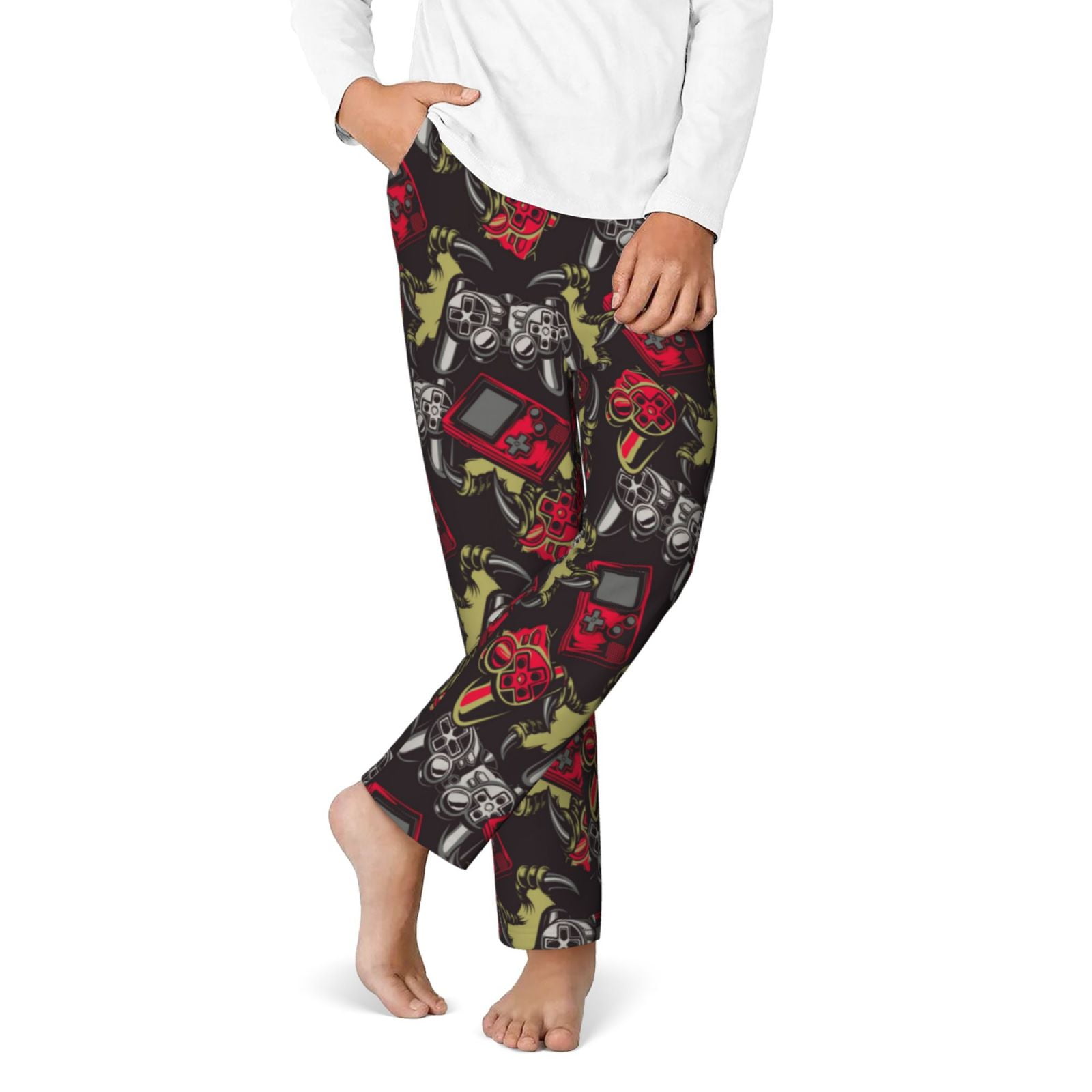 Rocae Vintage Gaming for Teenagers' Pajama Pants,Girls lounge pants ...