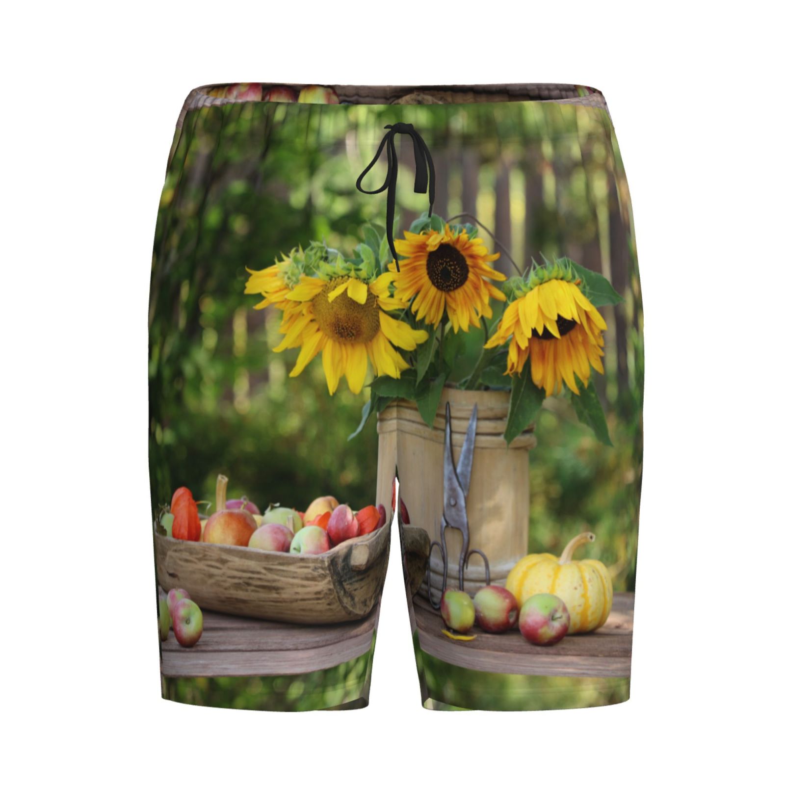 Rocae Vintage Wooden Bucket for Men's Soft Sleep Pajama Shorts ...