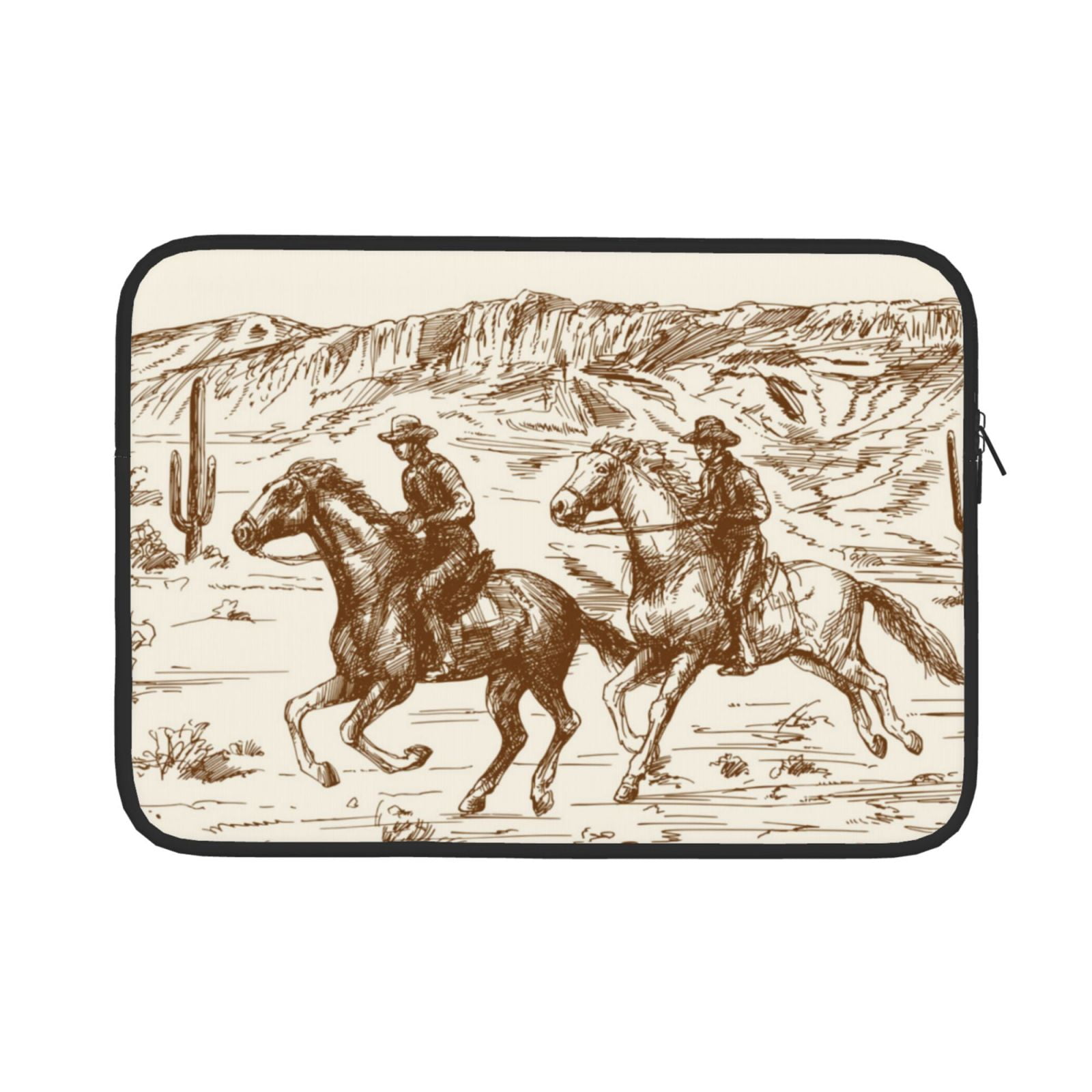Rocae Western Desert Cowboys1 for Classic Slim Ergonomic Briefcase and ...