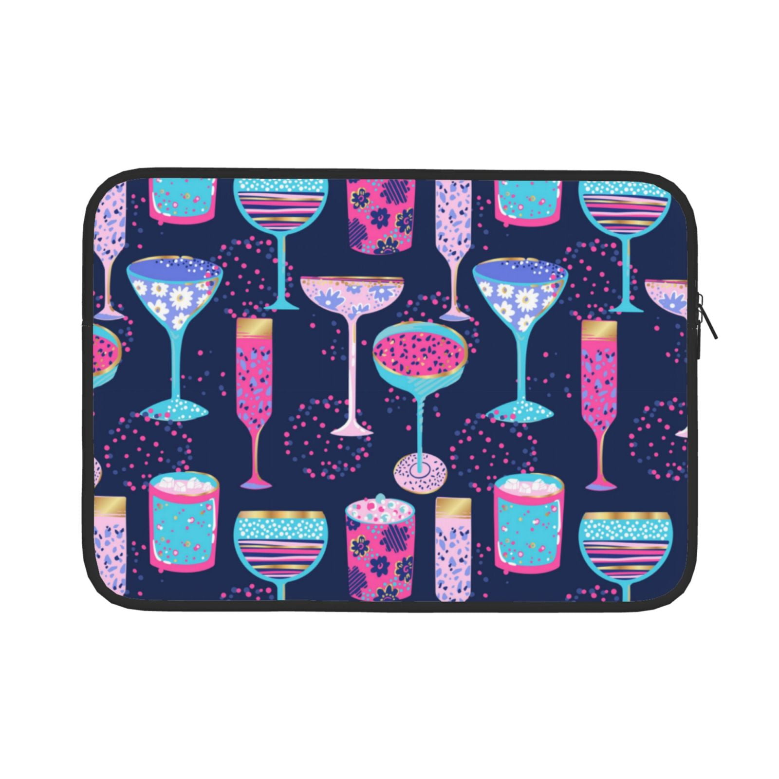 Rocae Wine Glasses And Cocktails for Classic Slim Ergonomic Briefcase ...