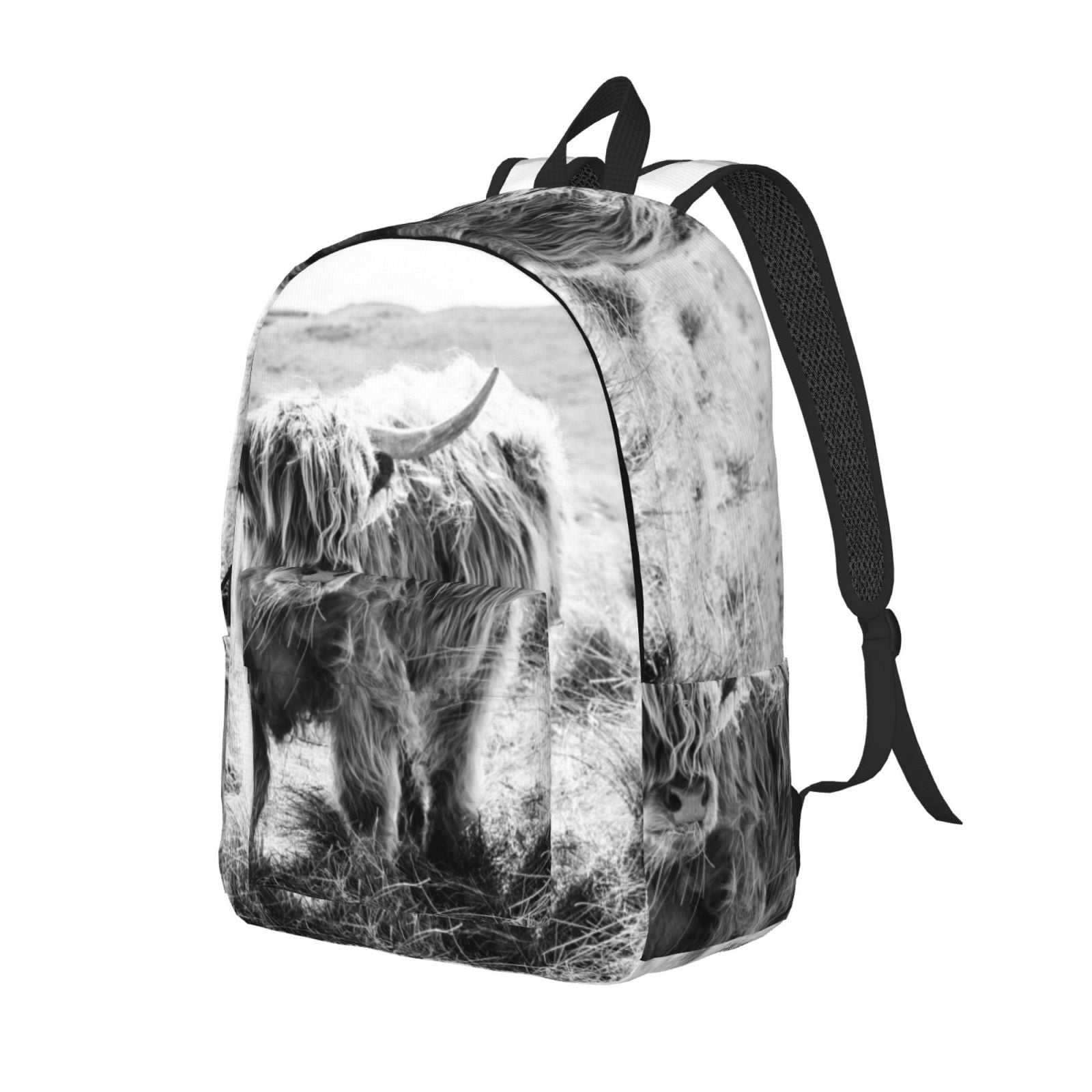 Rocae Yak for Canvas College Laptop Backpack for Men Women-Medium ...