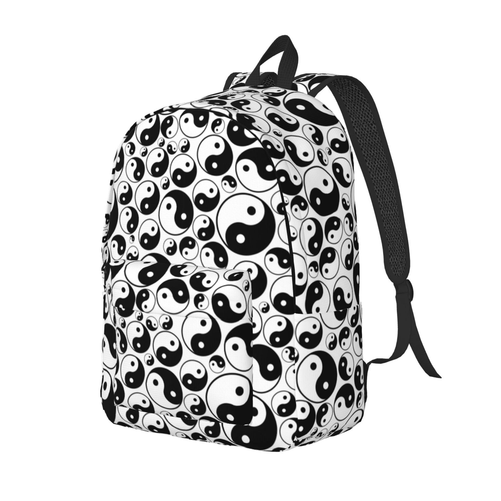 Rocae Yin And Yang for Canvas College Laptop Backpack for Men Women ...
