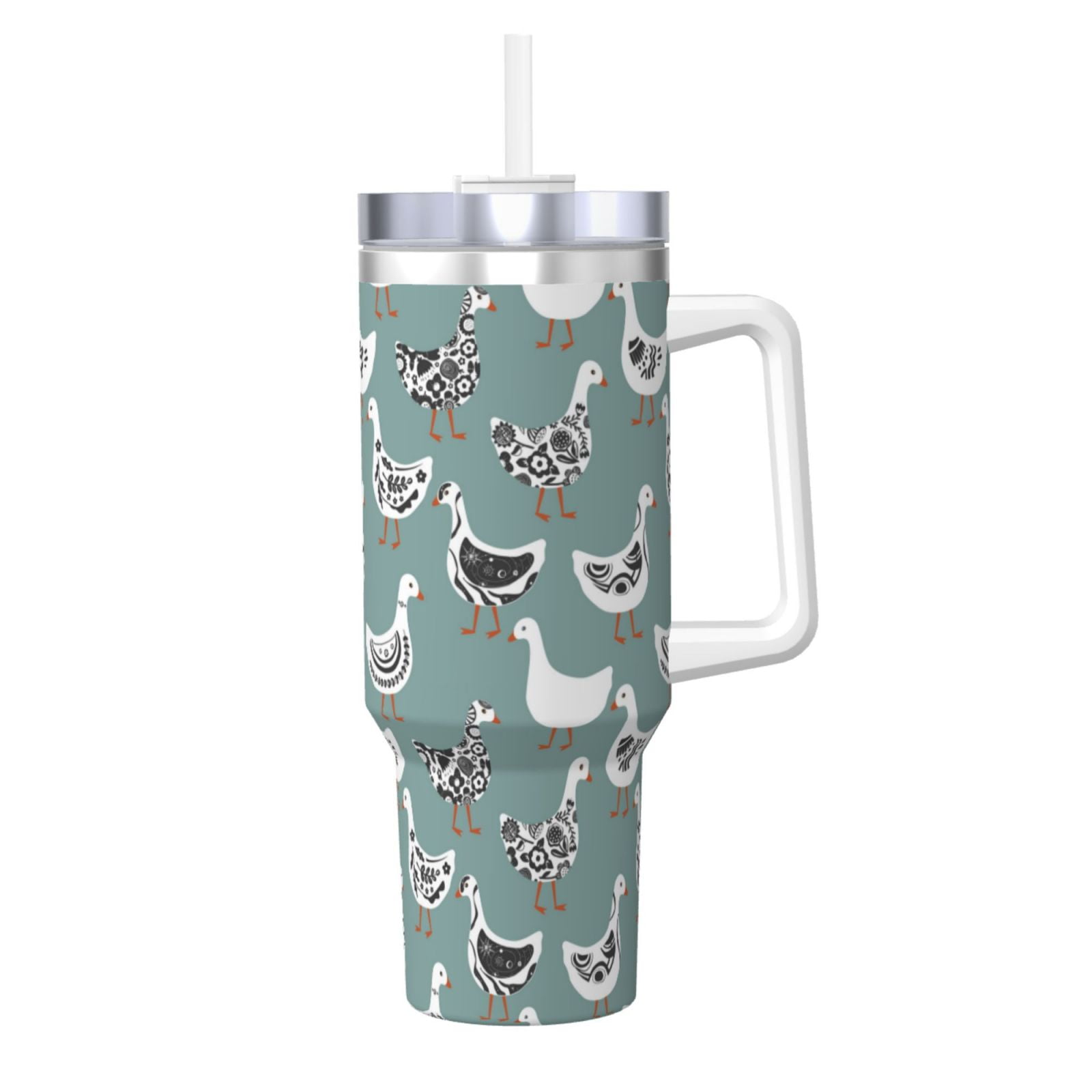 Rocae cartoon geese for 40OZ Ice Bully With Handle Keeps Drinks Hot or ...