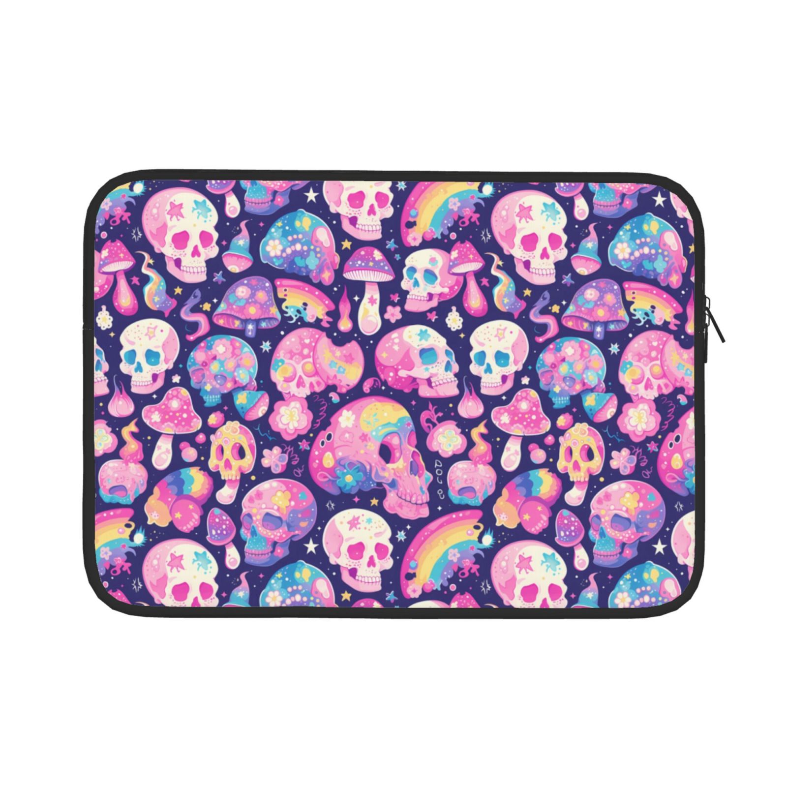 Rocae cartoon rainbow Skull for Classic Slim Ergonomic Briefcase and ...