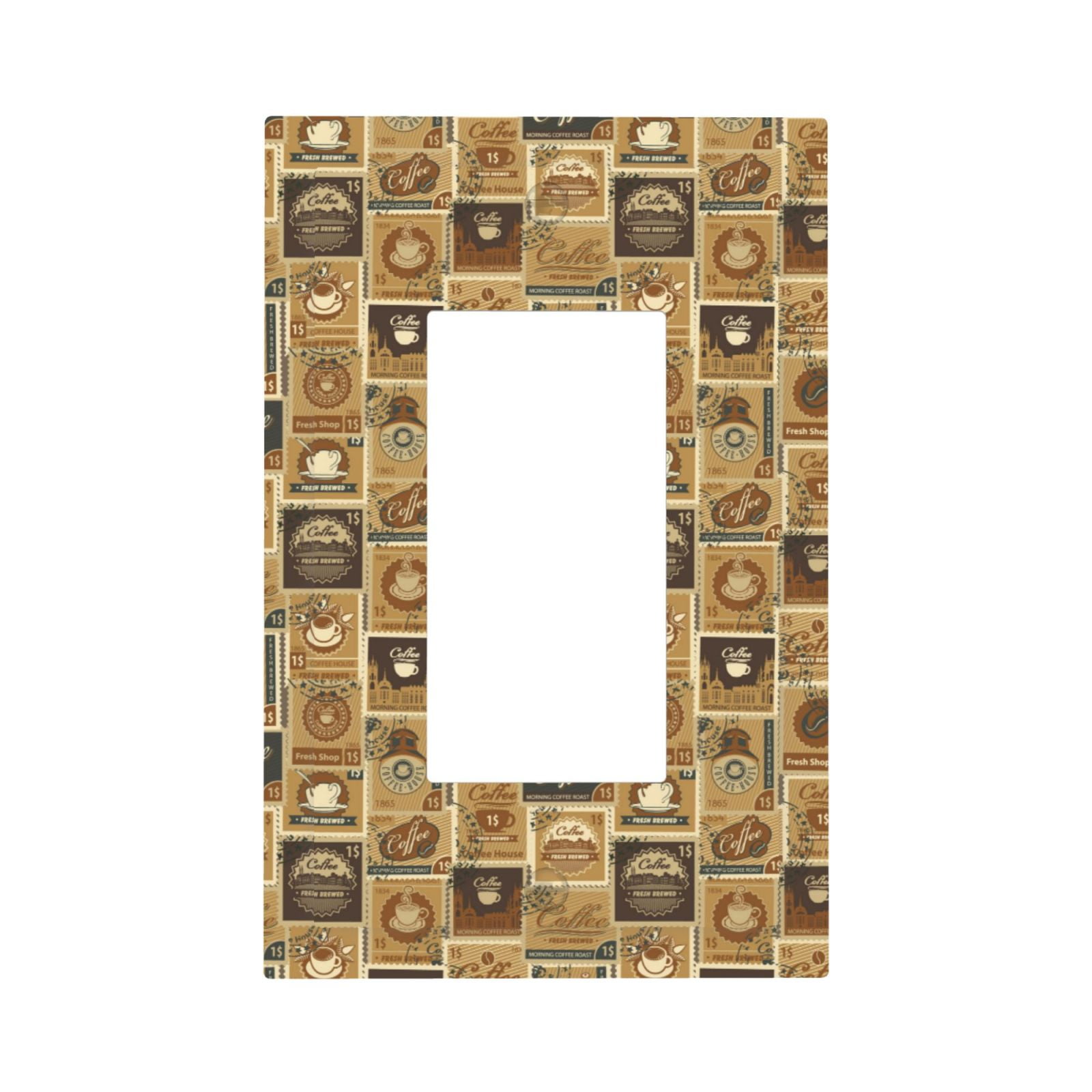 Rocae coffee Stamps for Decorator Light Switch or Receptacle Outlet ...