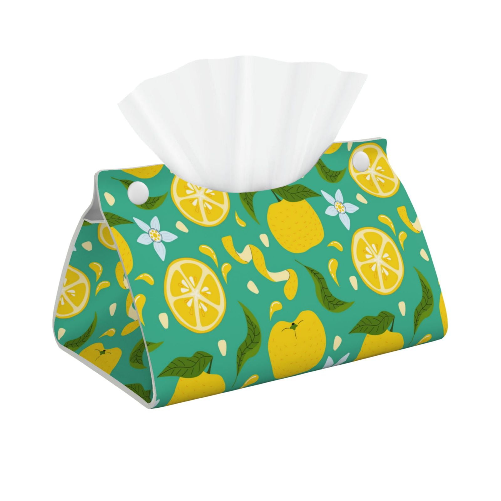 Rocae fruits Print Long Tissue Box Lid Durable Leather Tissue Box Lid ...