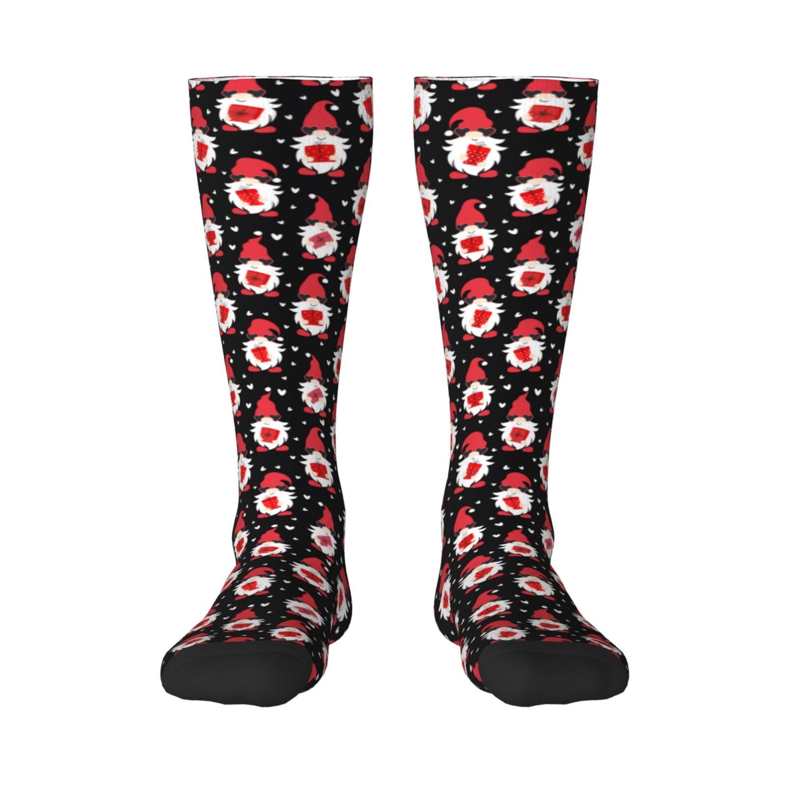 Rocae gnomes and hearts for Novelty Casual compression Socks For Women ...