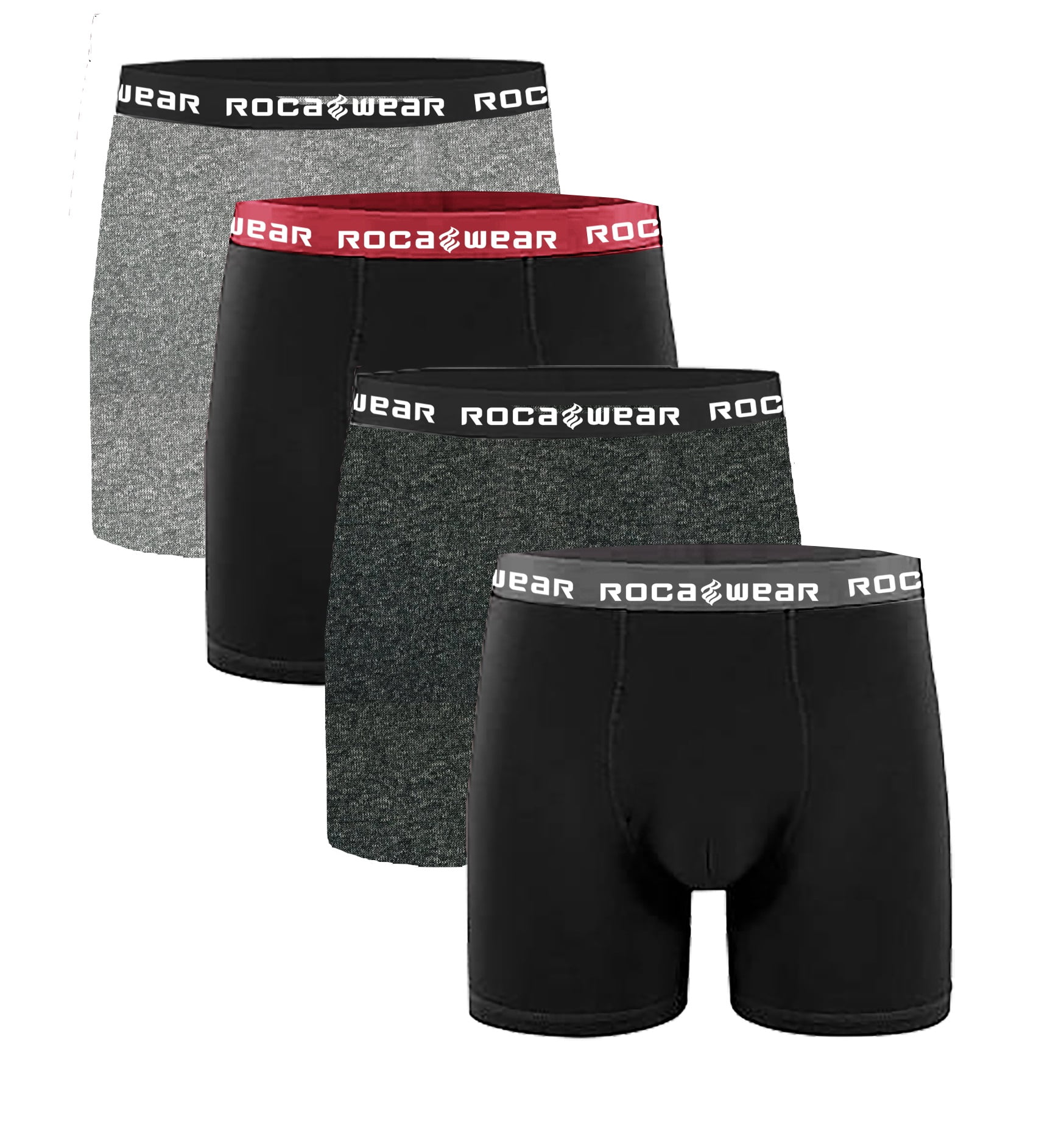 Rocawear 4 Pack Cotton Stretch Micro Modal Boxer Brief - Walmart.com