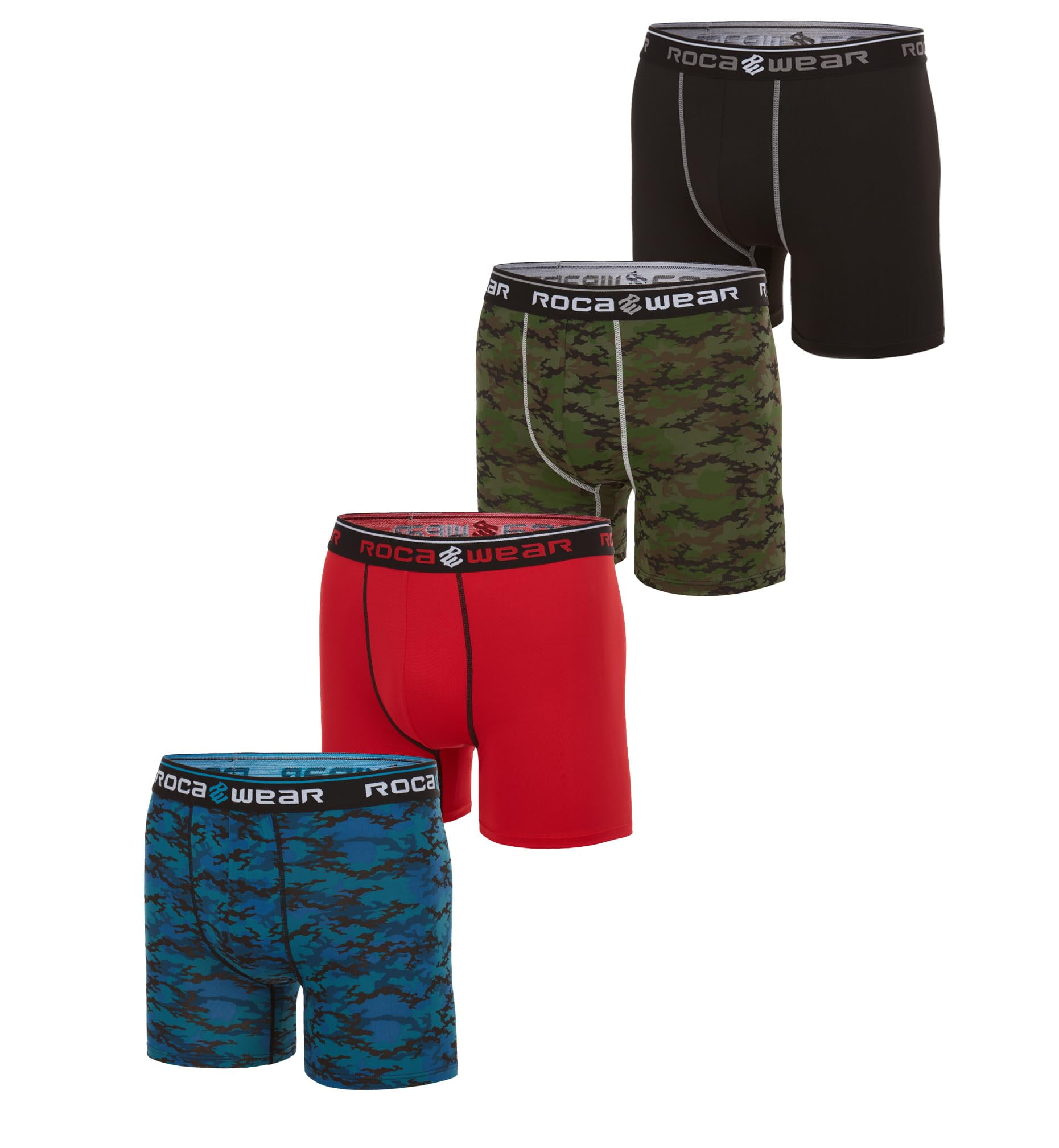 Rocawear 4-Pack Micro Modal Performance Boxer Briefs for Men - Tagless ...