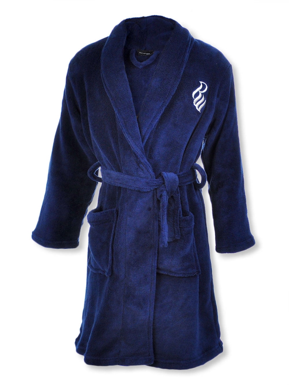 Rocawear Youth Bathrobe Boys' Plush Robe in Navy, Size 14-20/l-xl ...