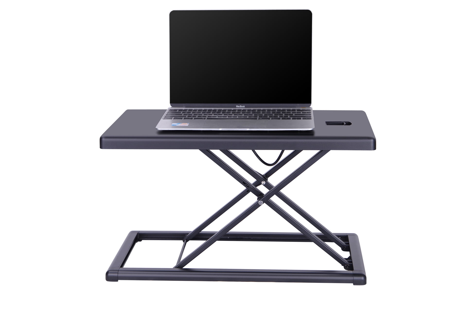 Rocelco 19" Portable Desk Riser, Height Adjustable Travel Standing Desk ...