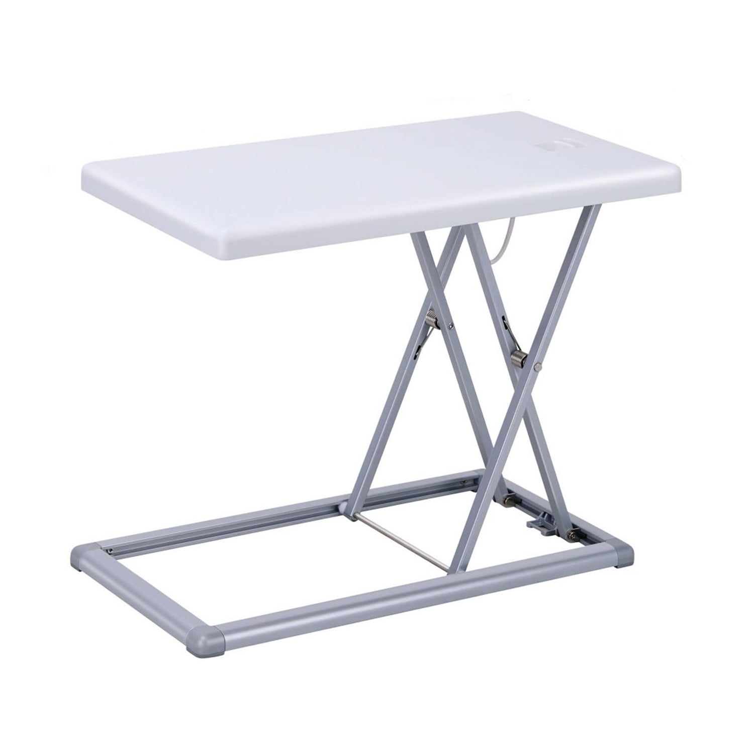 Rocelco 19" Portable Desk Riser, Height Adjustable Travel Standing Desk ...
