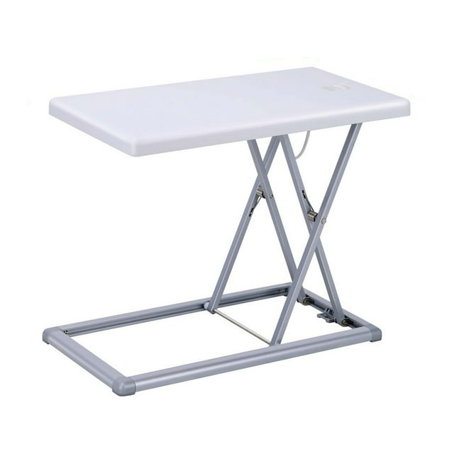 Rocelco 19" Portable Desk Riser, Height Adjustable Travel Standing Desk ...