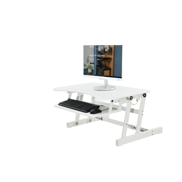 Free Shipping! Rocelco 32in. Height Adjustable Standing Desk Converter ...
