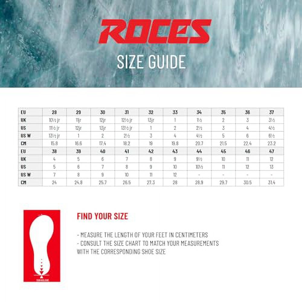 Roces 450572 Men's Model RSK 2 Ice Skate, US 10, Black - Walmart.com