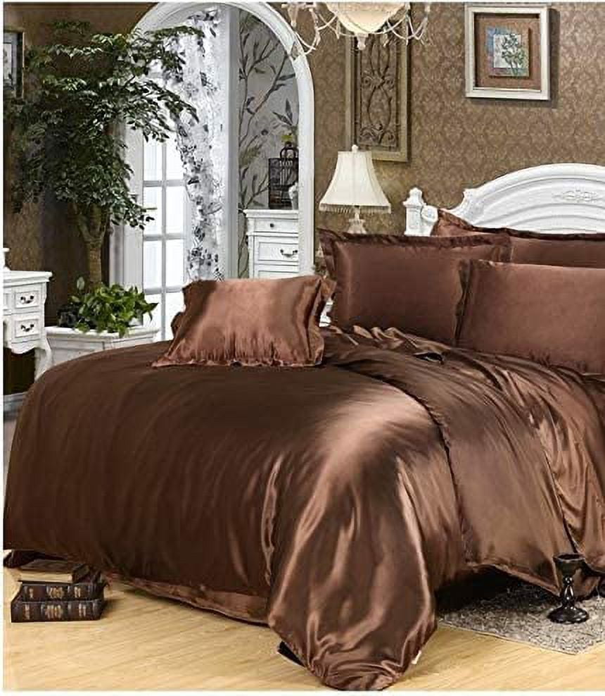 Roch Linen Silk Satin Comforter King/Cal King | Box Stitched | 300 GSM ...