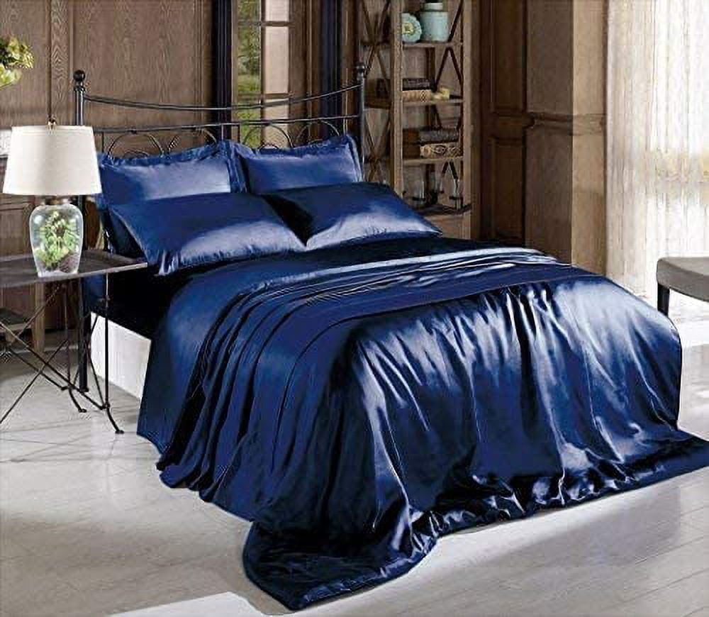 Roch Linen Silk Satin Comforter Twin/Twin XL | Box Stitched | 300 GSM ...