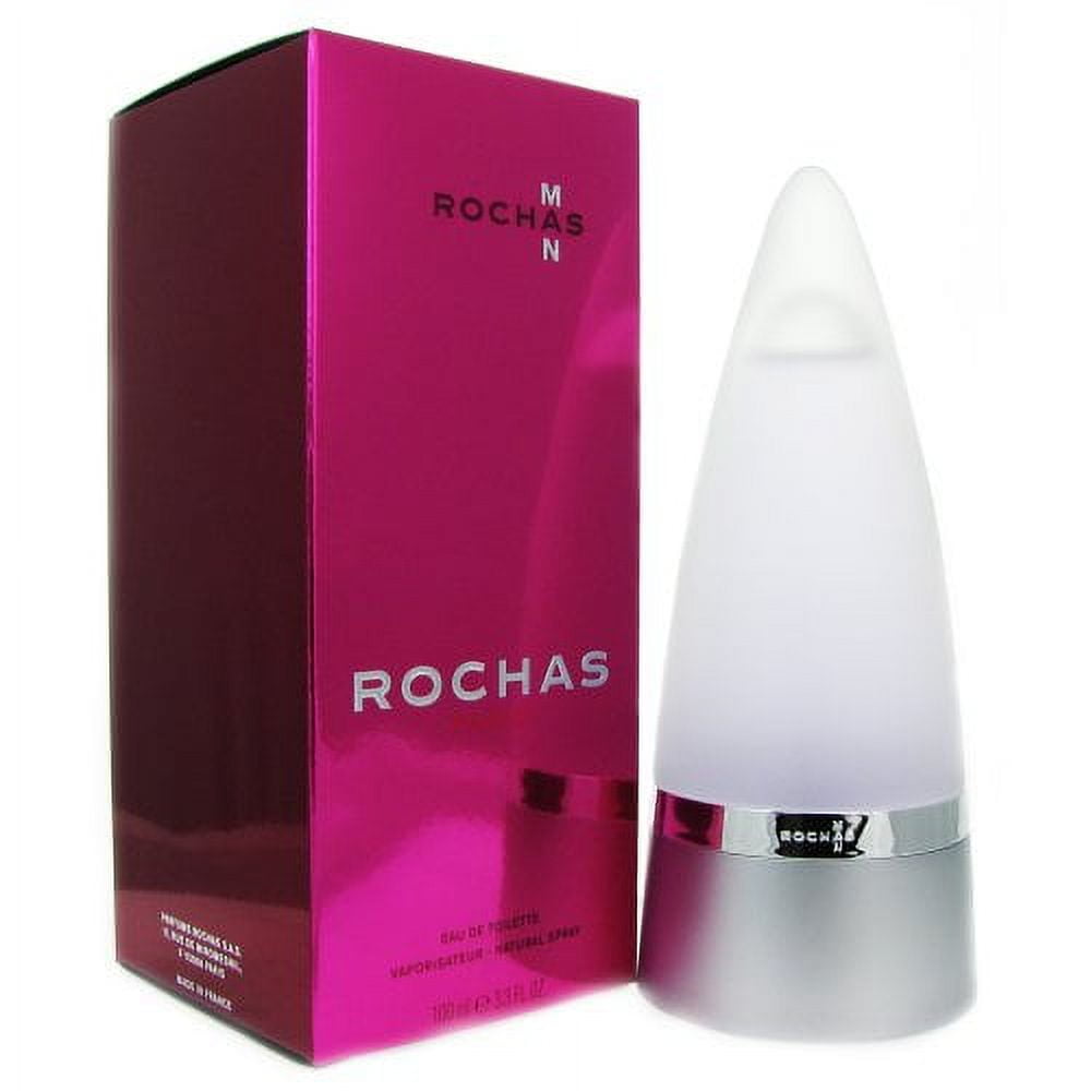 Rochas Man Eau de Toilette Spray, 3.4-ounce, Gardenia, Jasmine ...