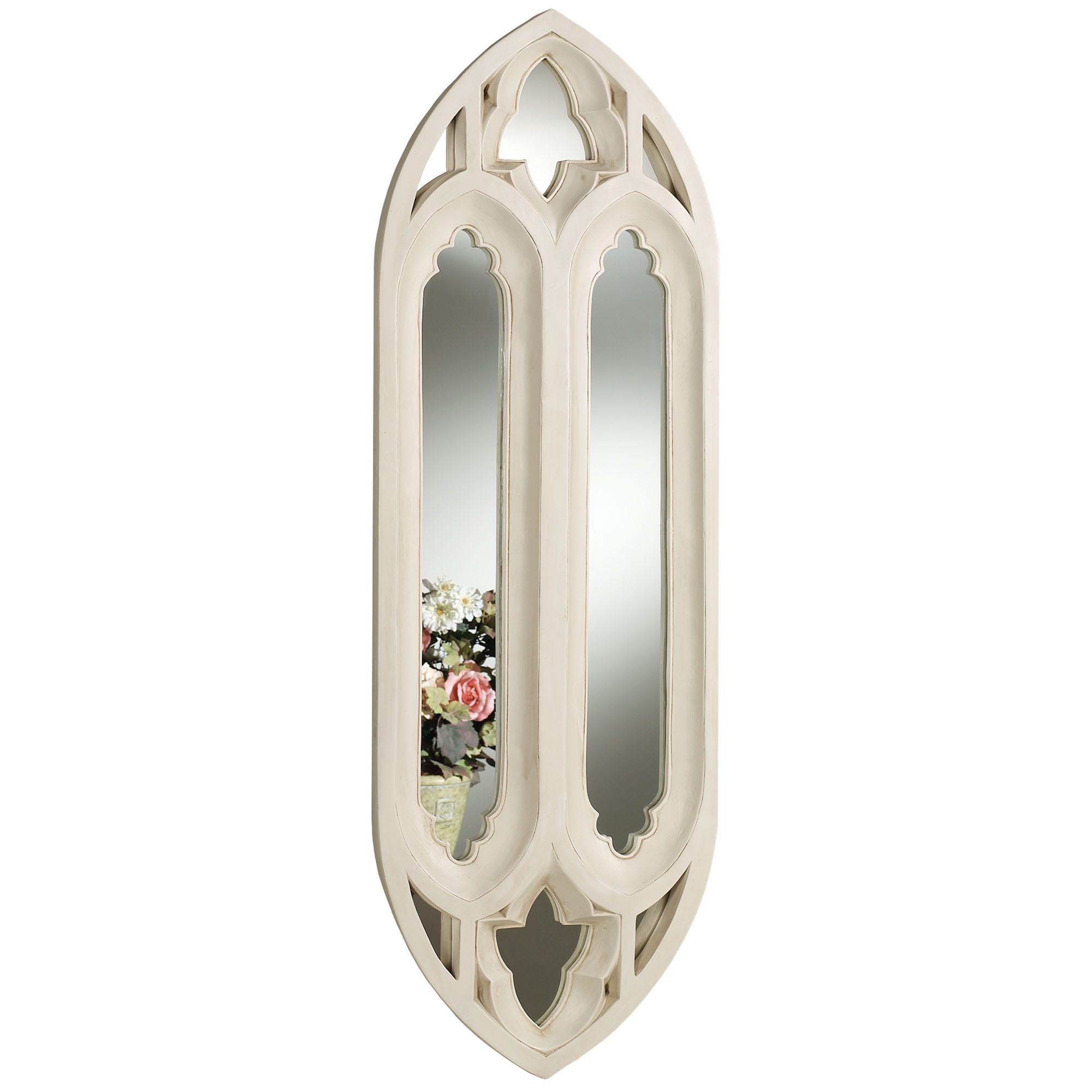 Rochelle Wall Mirror Antique Ivory - Walmart.com