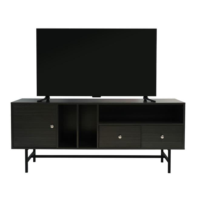 Rochester Modern Rectangular TV Stand with Enclosed Storage & Powder ...