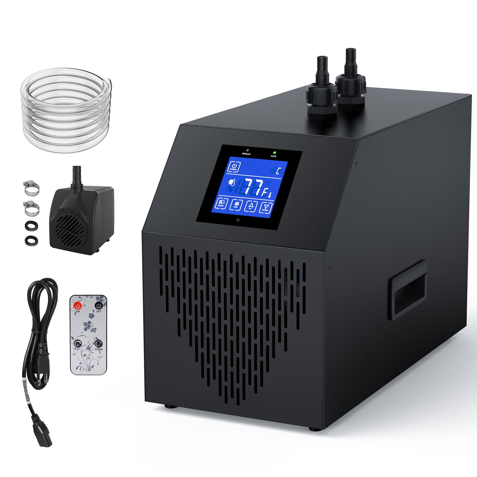 Rocita 160L 1/10 HP Aquarium Chiller Water Chiller Hydroponic Tank ...
